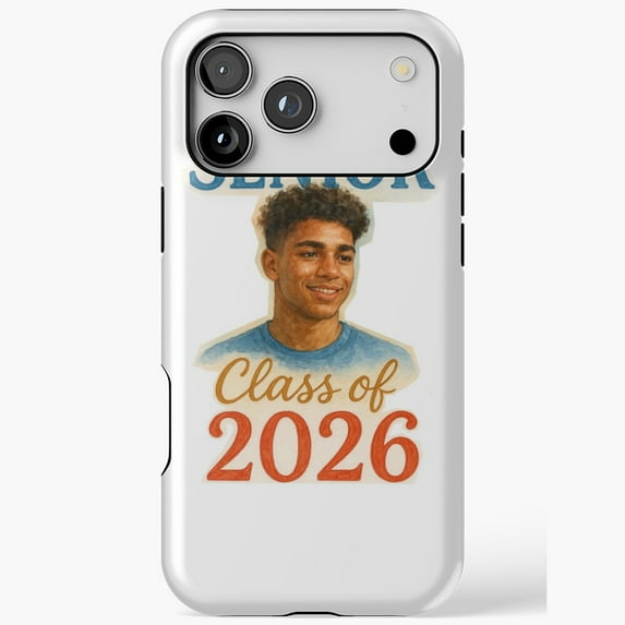Senior Class of 2026 Watercolor Painting Art iPhone Case 17 16 15 14 13 ...