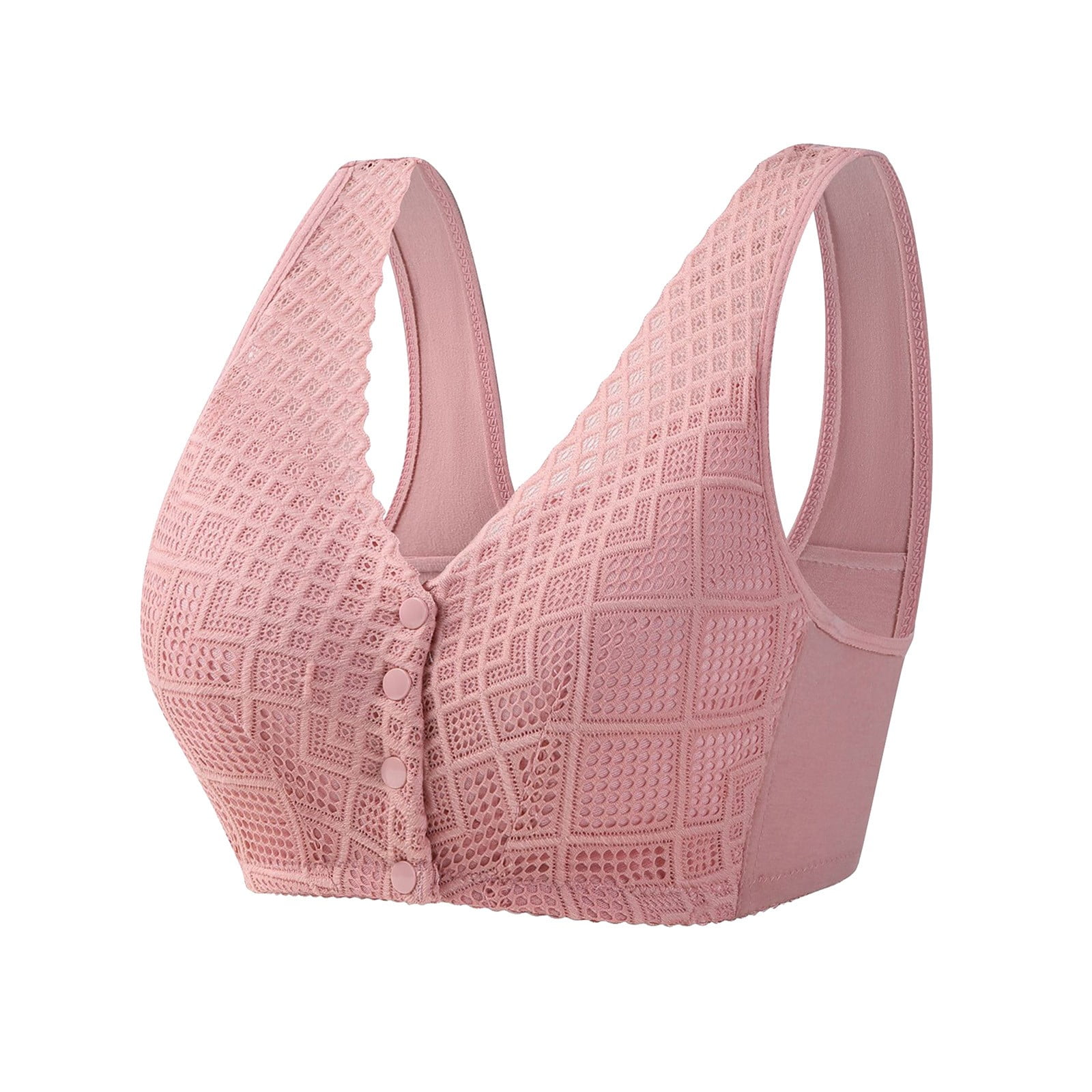 Senior Comfort Tank Bra For Sagging Breasts With Uplift Snap Front