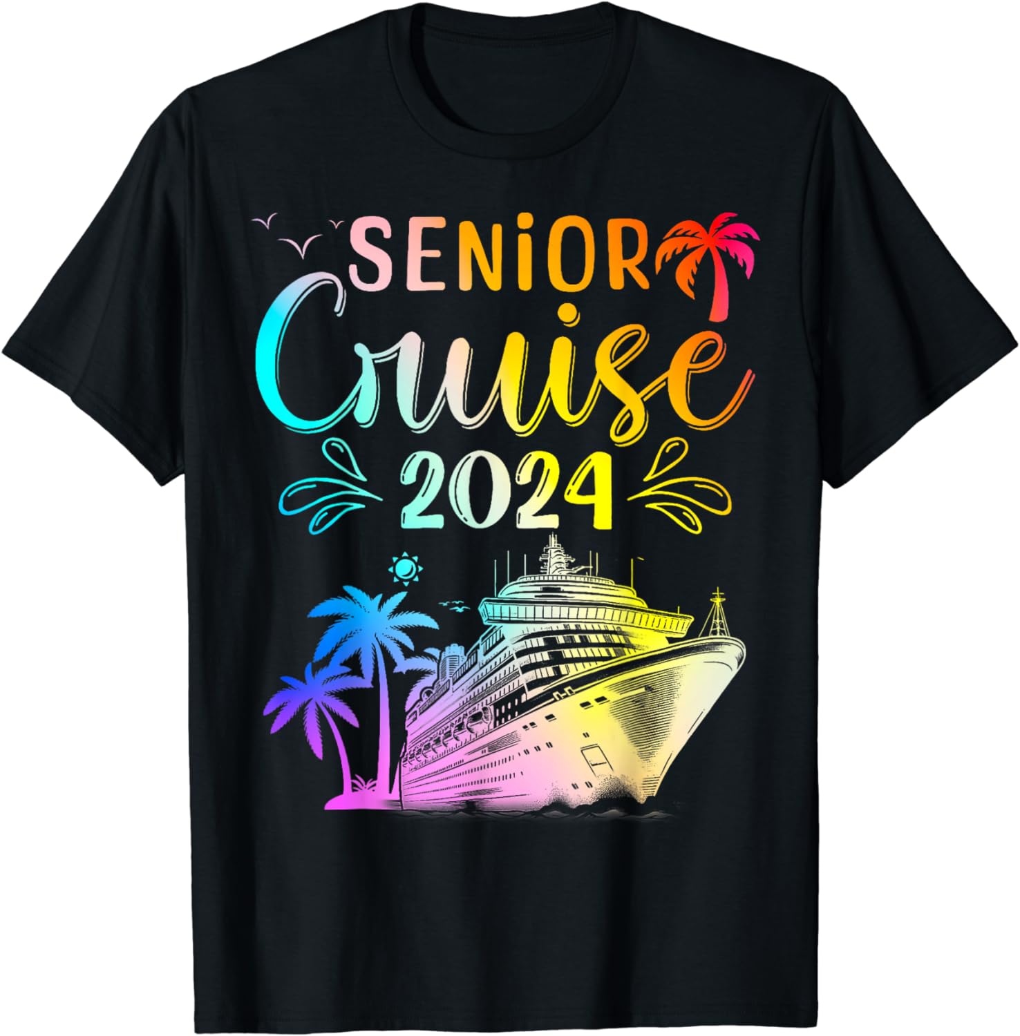 Senior Cruise 2024 Graduation Reunion Summer Vacation Trip T-Shirt ...