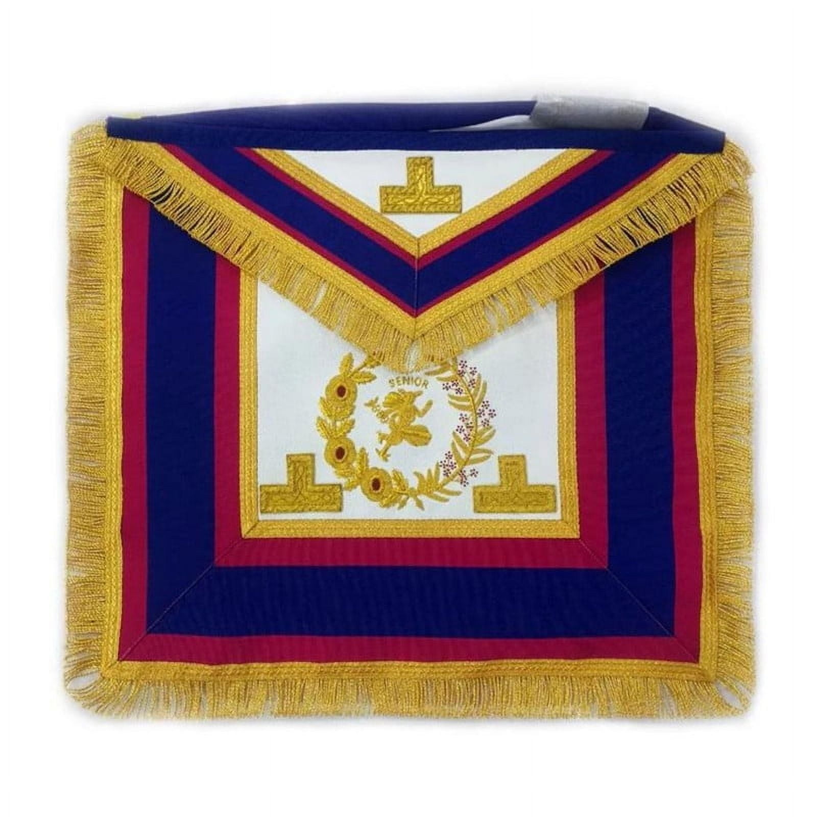 Senior Deacon Mark English Regulation Apron - Hermes Emblem, Hand ...