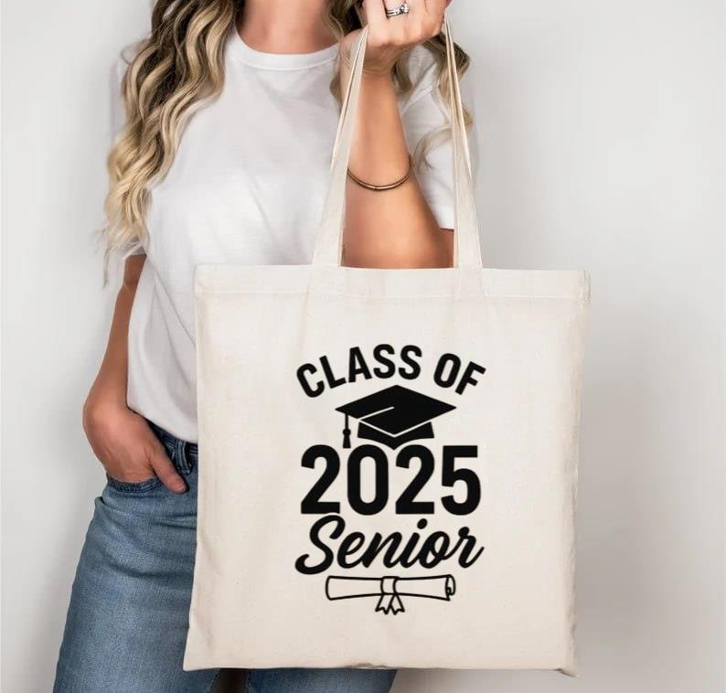 Senior Grad Class of 2025 Tote Bag College Gift Men and Women, a gift ...