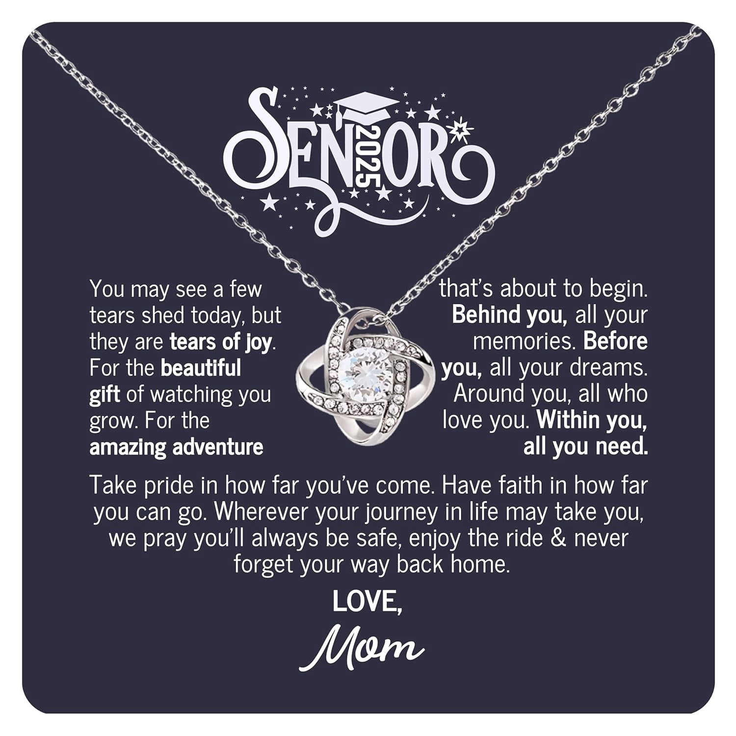 Senior Graduation 2025 - Inspirational Necklaces For Women, High School ...
