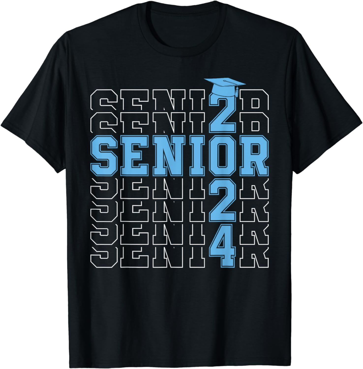 Senior Graduation Class of 2024, Cute Senior 2024 T-Shirt - Walmart.com