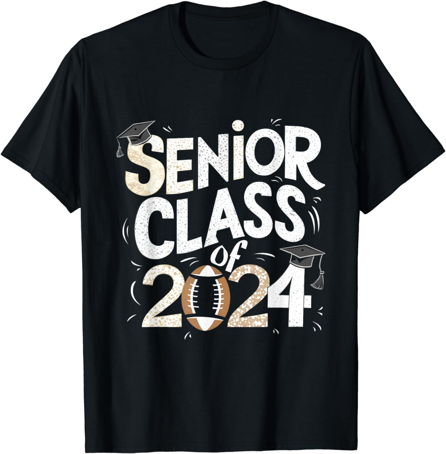 Senior Graduation Class of 2024 High School College Graduate T-Shirt ...