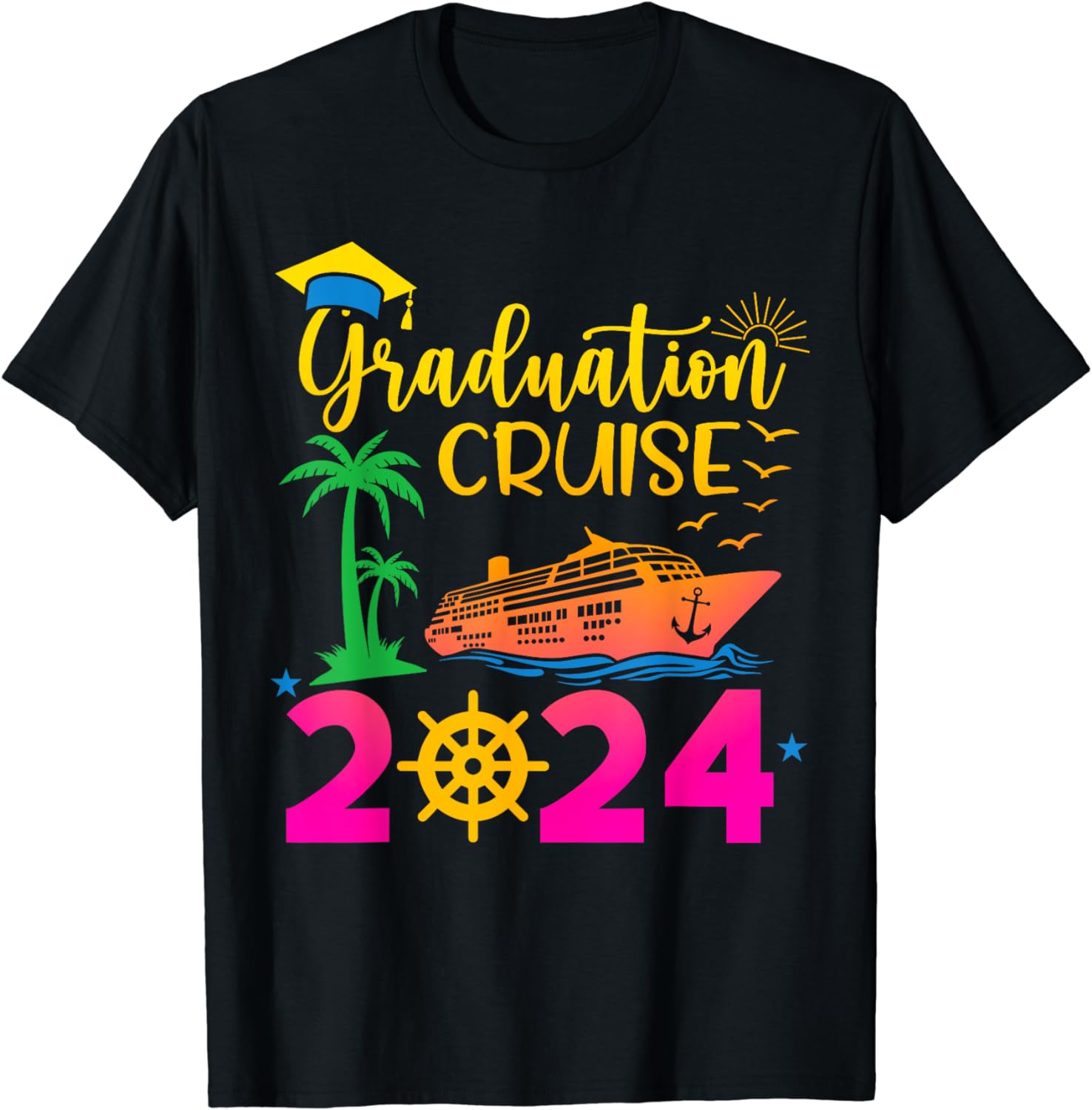 Senior Graduation Cruise Trip 2024 Graduation Vacation Squad Cotton T ...
