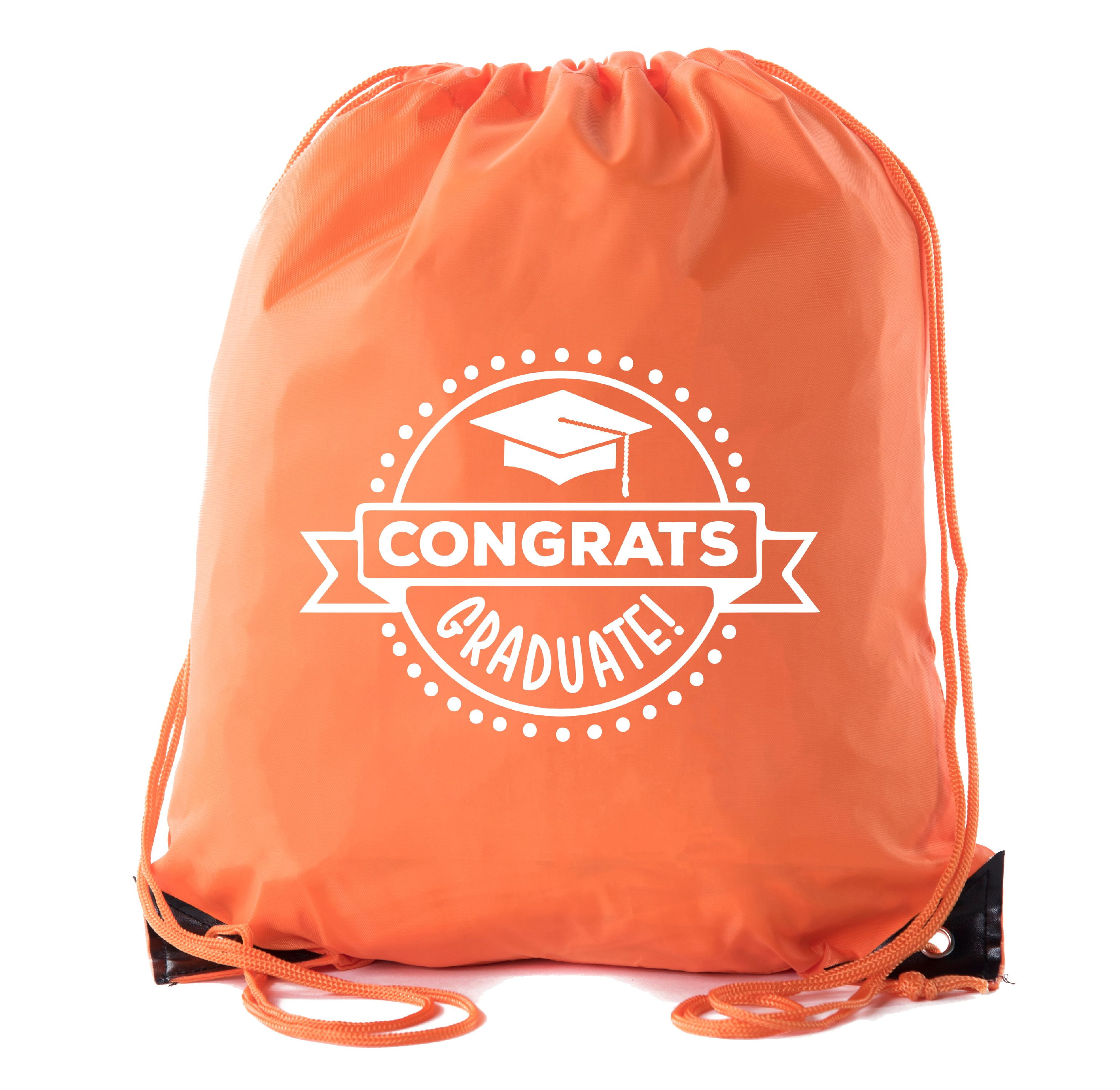 Senior Graduation Drawstring Backpacks Personalized Party Favor Cinch ...