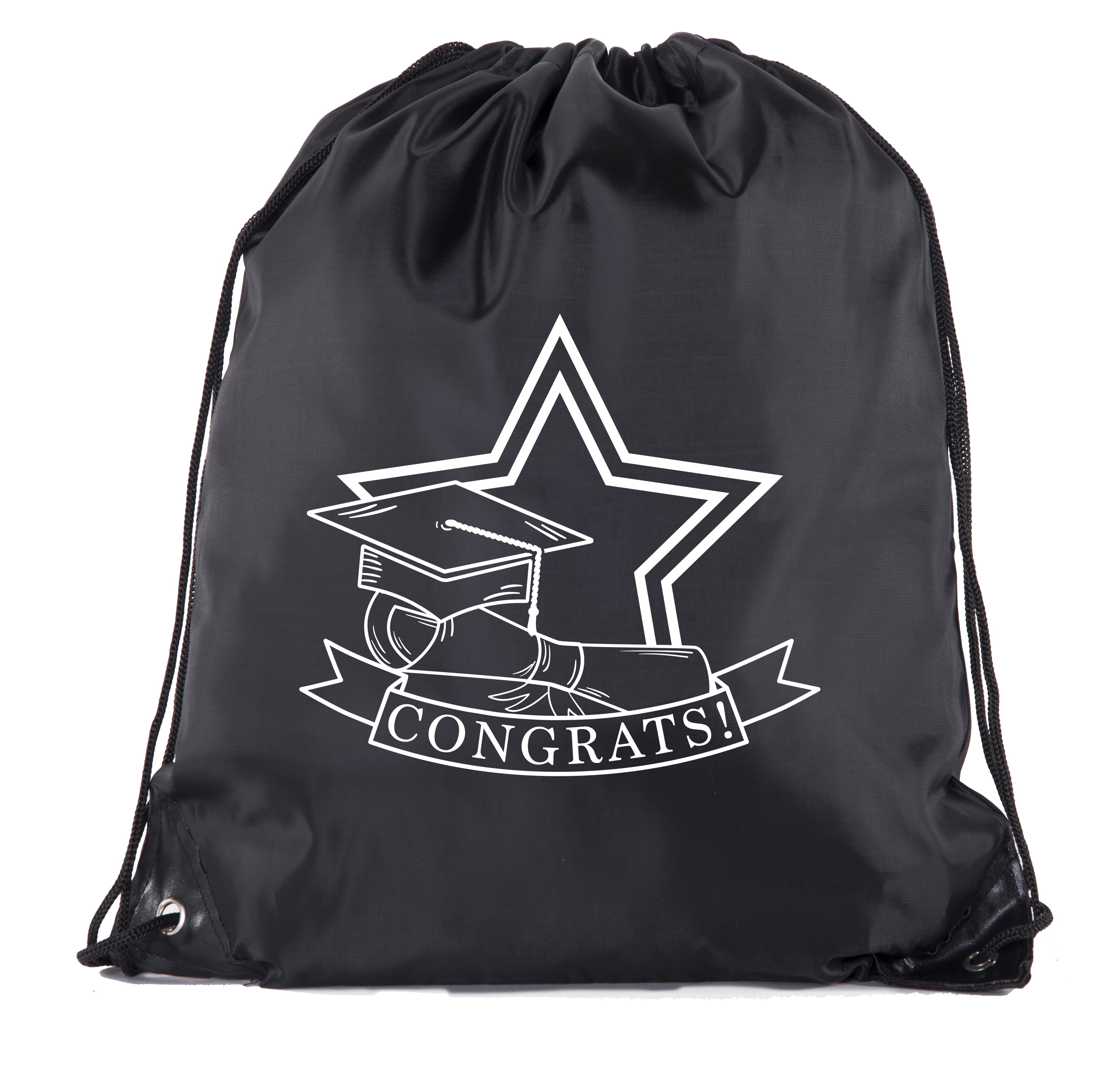 Senior Graduation Drawstring Backpacks Personalized Party Favor Cinch ...
