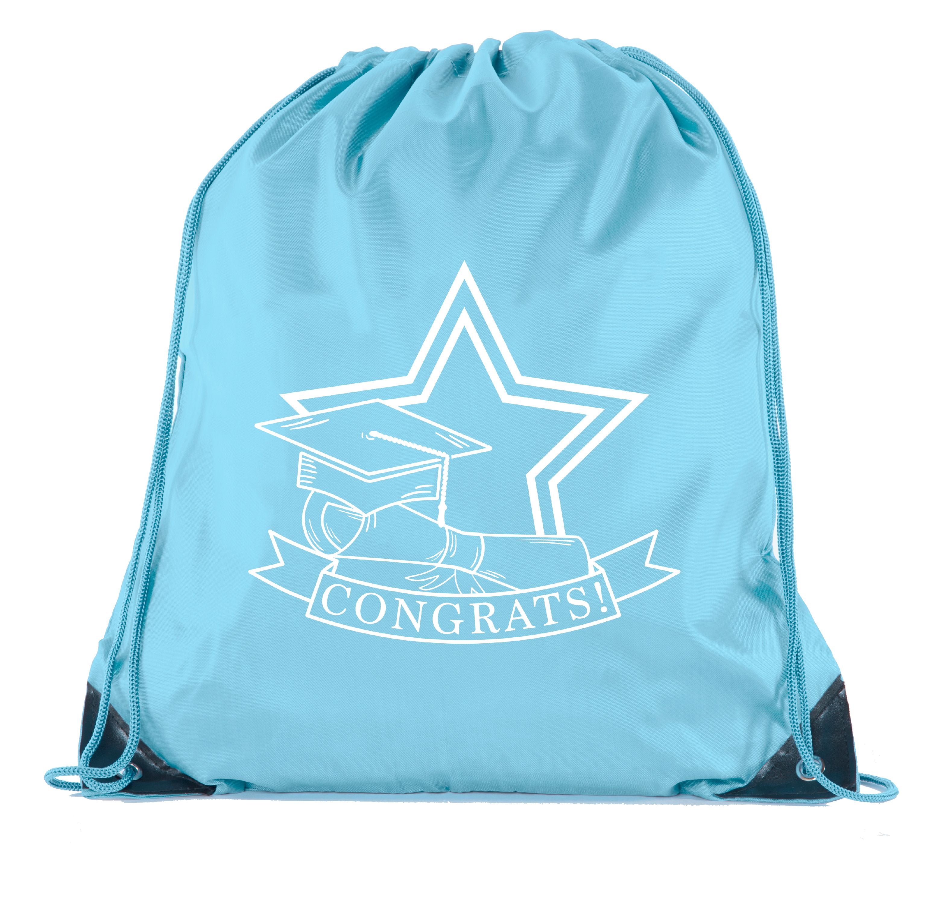 Senior Graduation Drawstring Backpacks Personalized Party Favor Cinch ...