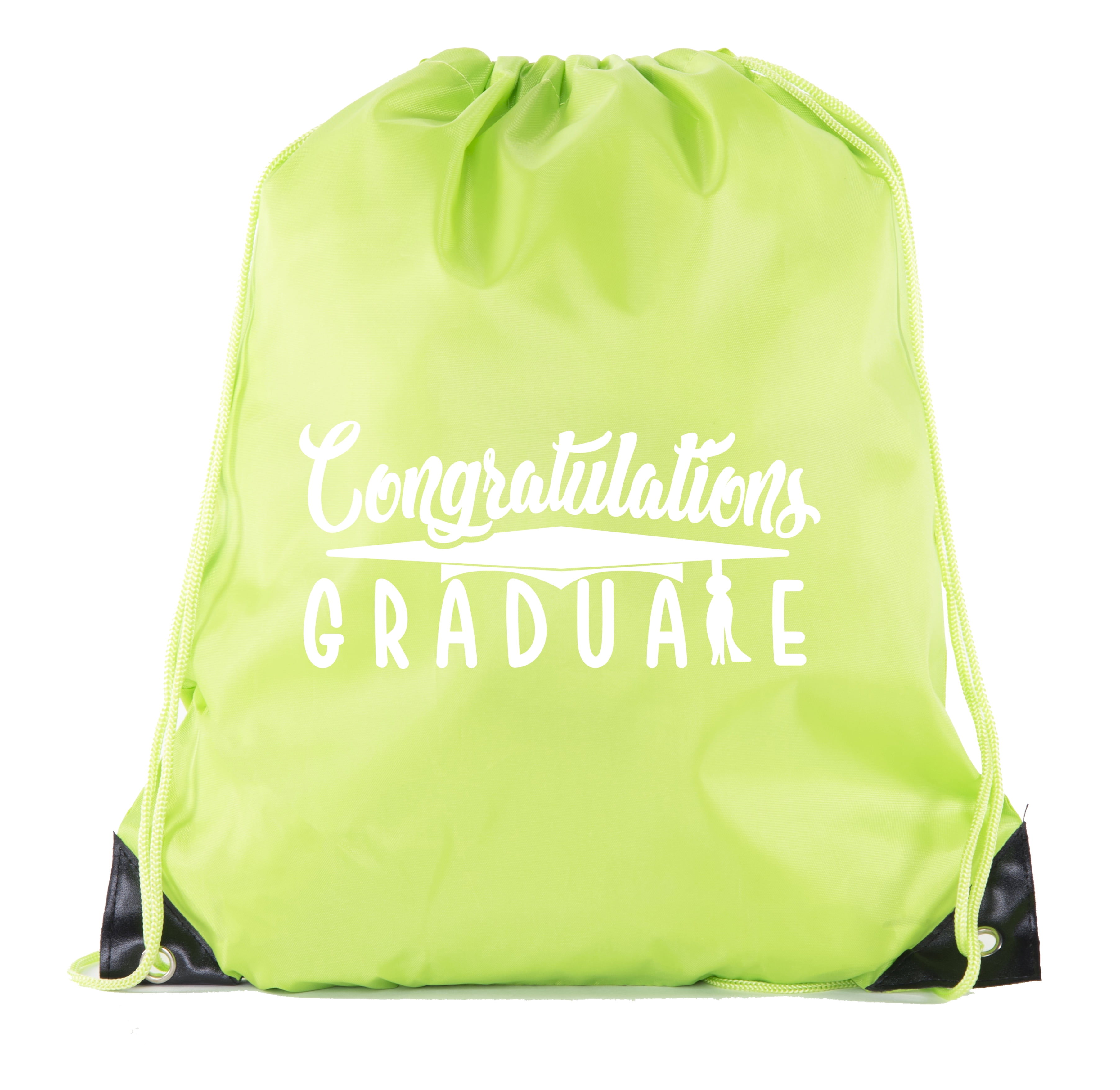 Senior Graduation Drawstring Backpacks Personalized Party Favor Cinch ...