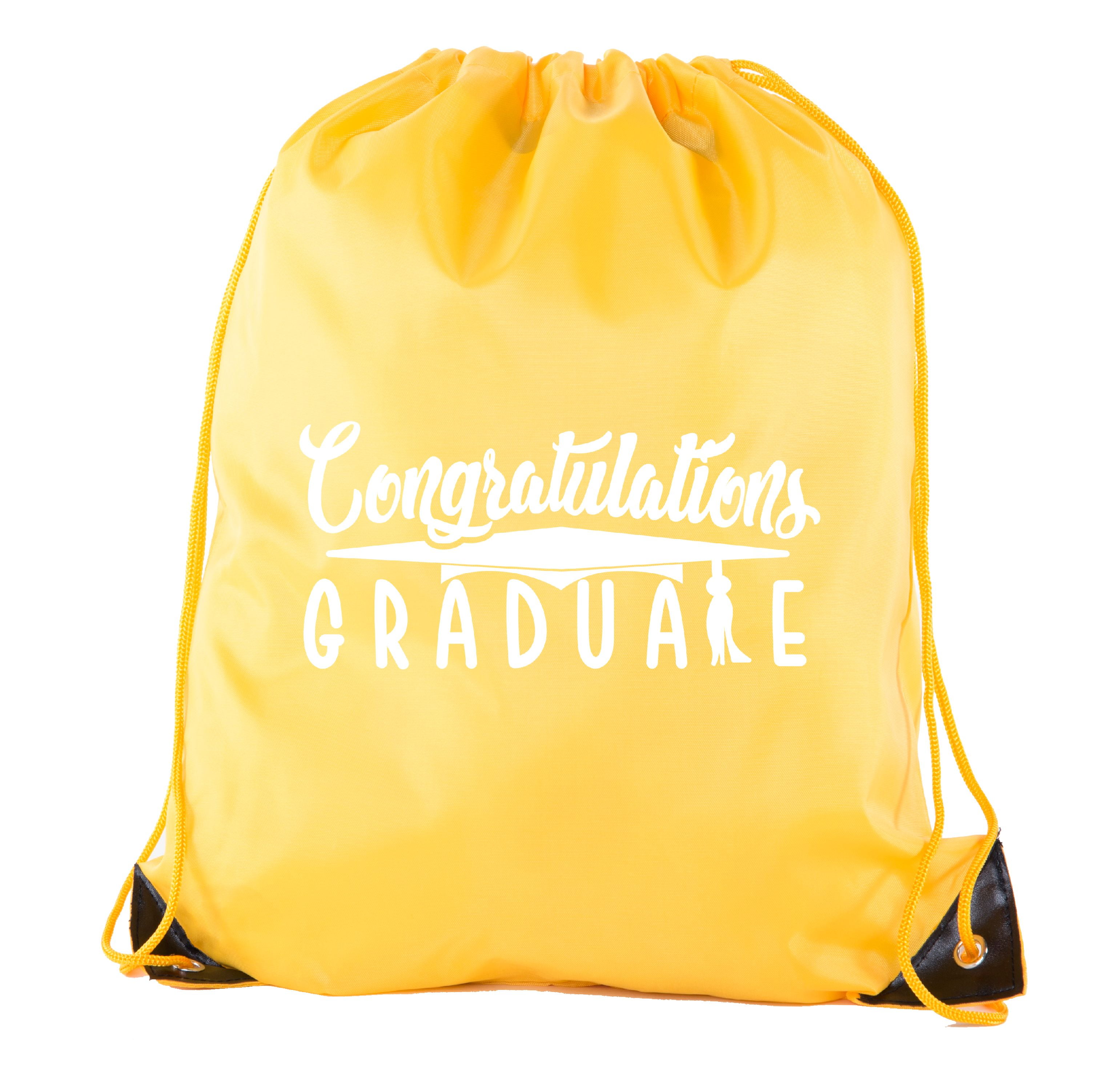Senior Graduation Drawstring Backpacks Personalized Party Favor Cinch ...