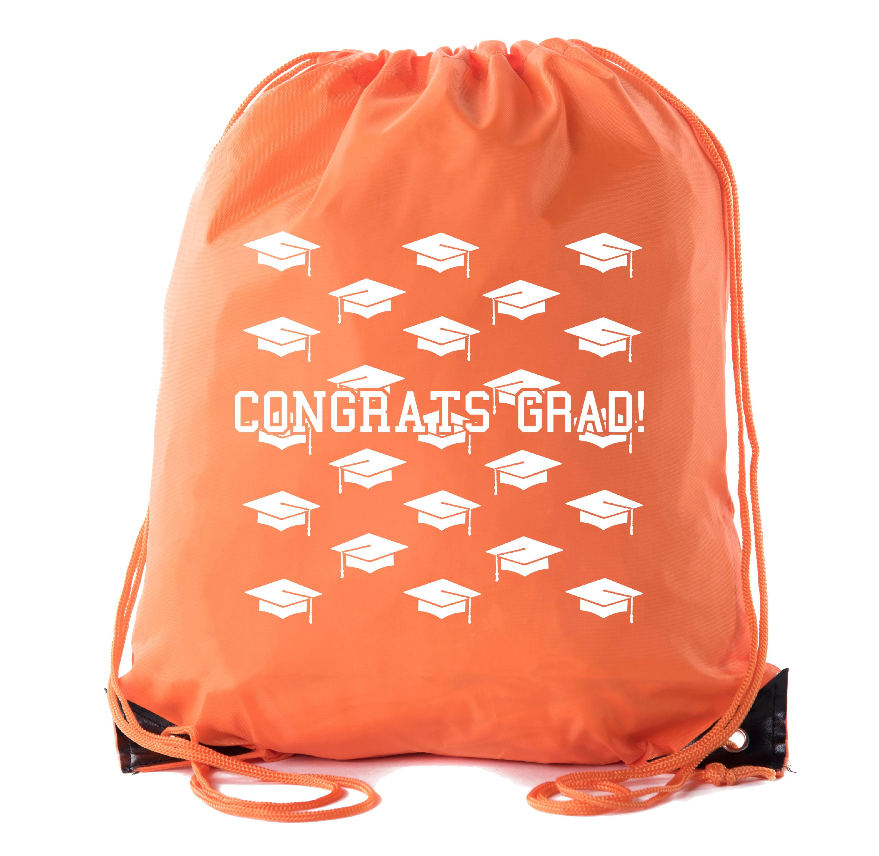 Senior Graduation Drawstring Backpacks Personalized Party Favor Cinch ...