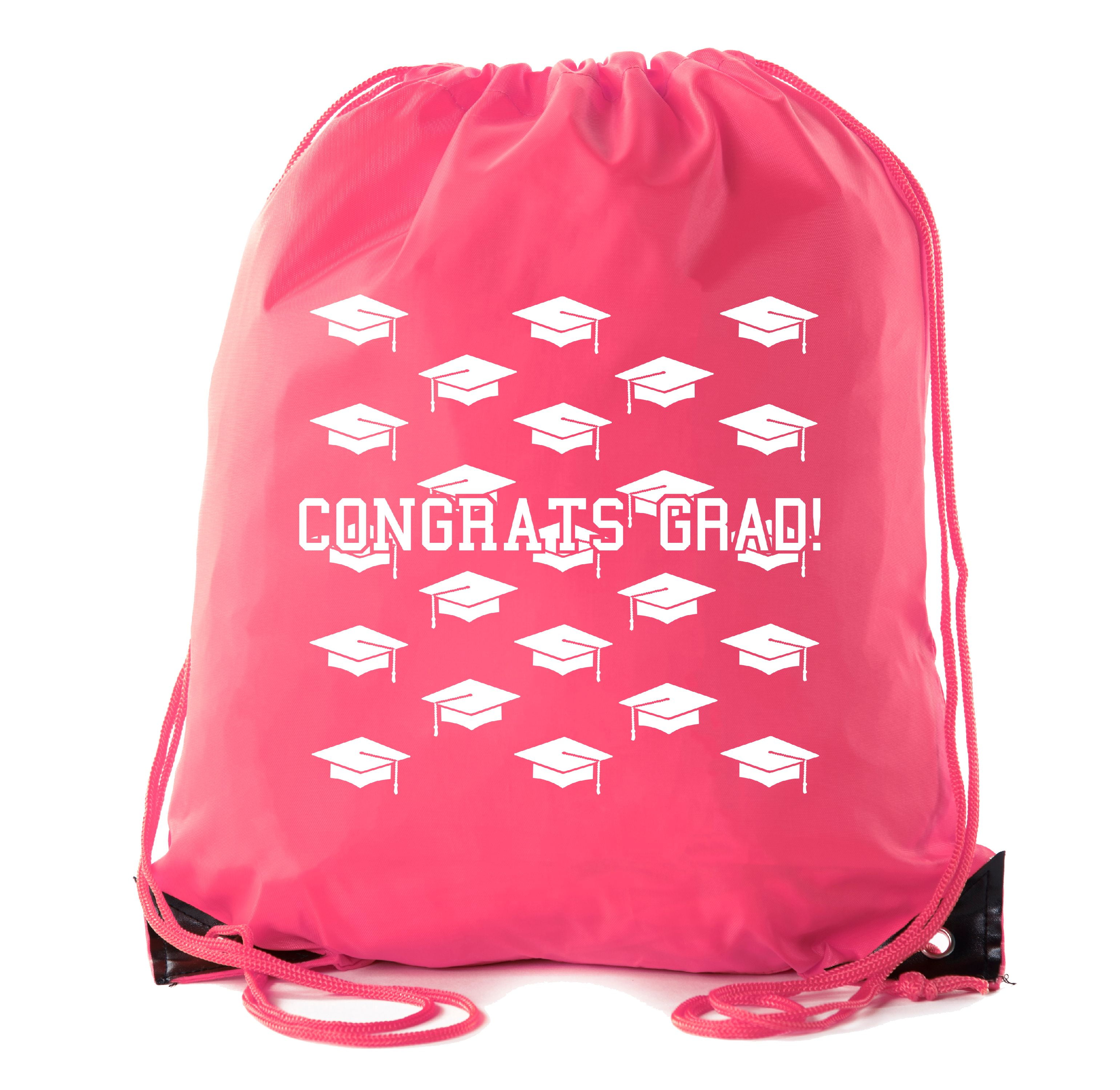 Senior Graduation Drawstring Backpacks Personalized Party Favor Cinch ...