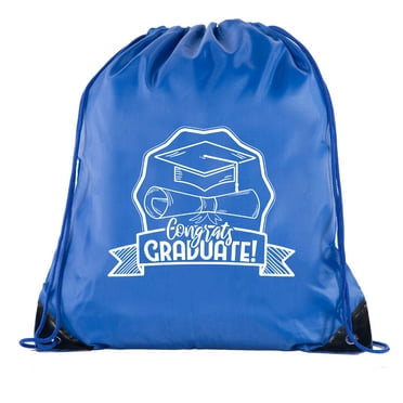 Senior Graduation Drawstring Backpacks Personalized Party Favor Cinch ...