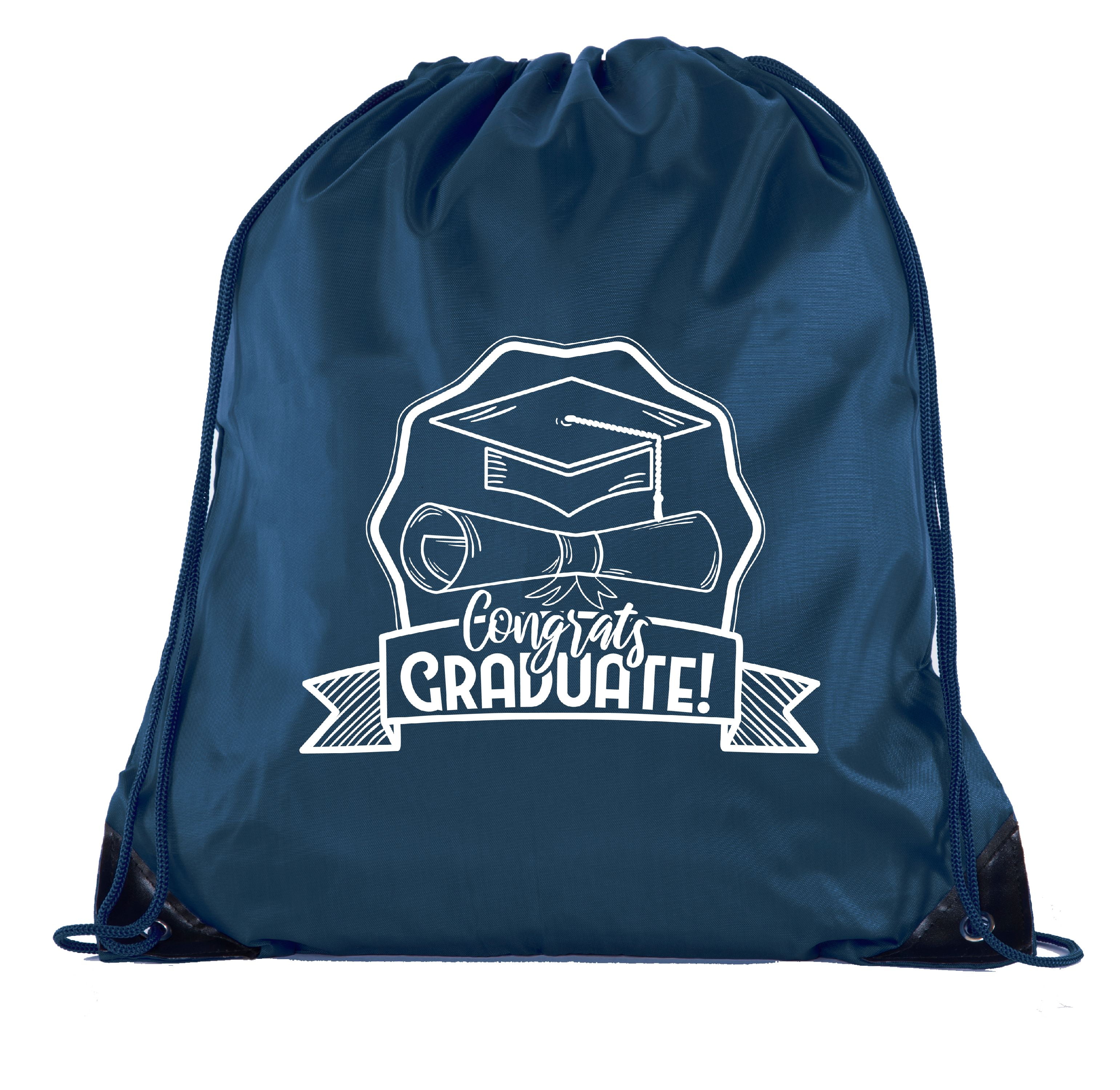 Senior Graduation Drawstring Backpacks Personalized Party Favor Cinch ...