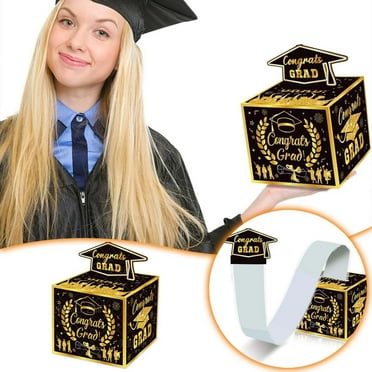 Graduation Message Box Gift Card Card Boxes for Parties Graduation ...