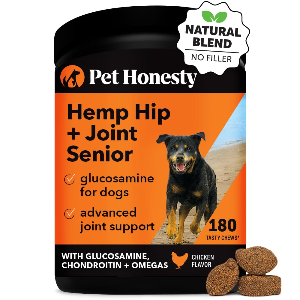 Senior Hemp Hip & Joint Supplement For Dogs - Dog Joint Supplement With ...