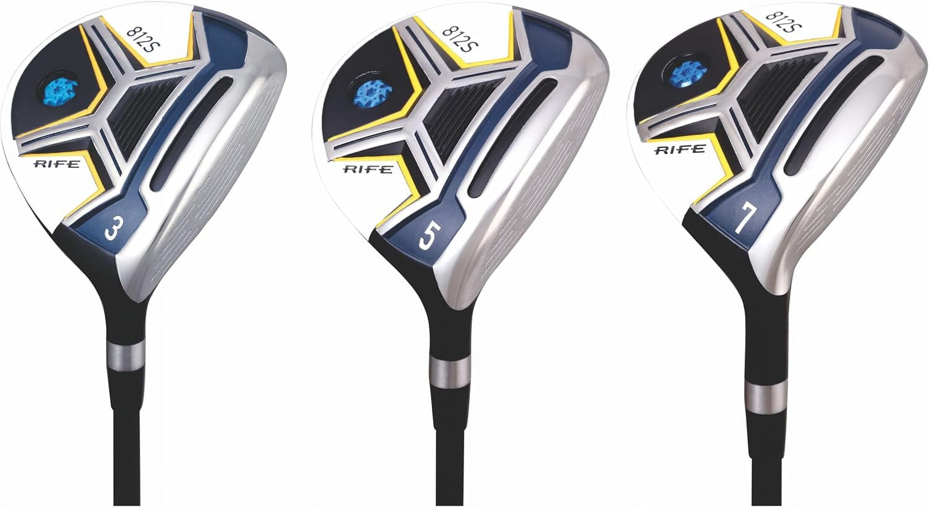 Men's Rife Golf 812s New Straight Face #3 +#5 +Offset #7 Fairway Metal ...