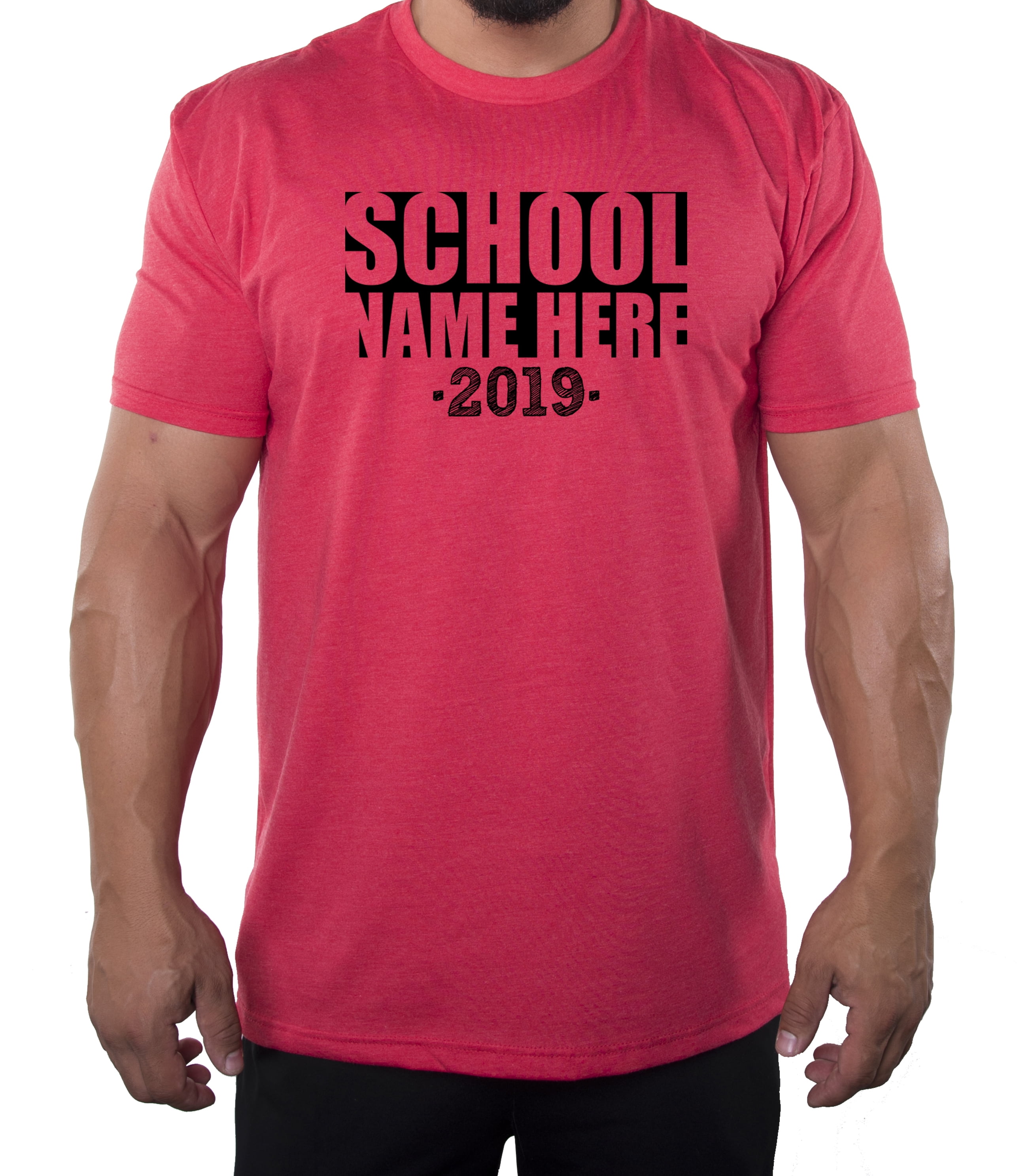 Senior Men's T-shirts, Class of 2019 Customized Shirts, Graduation T ...