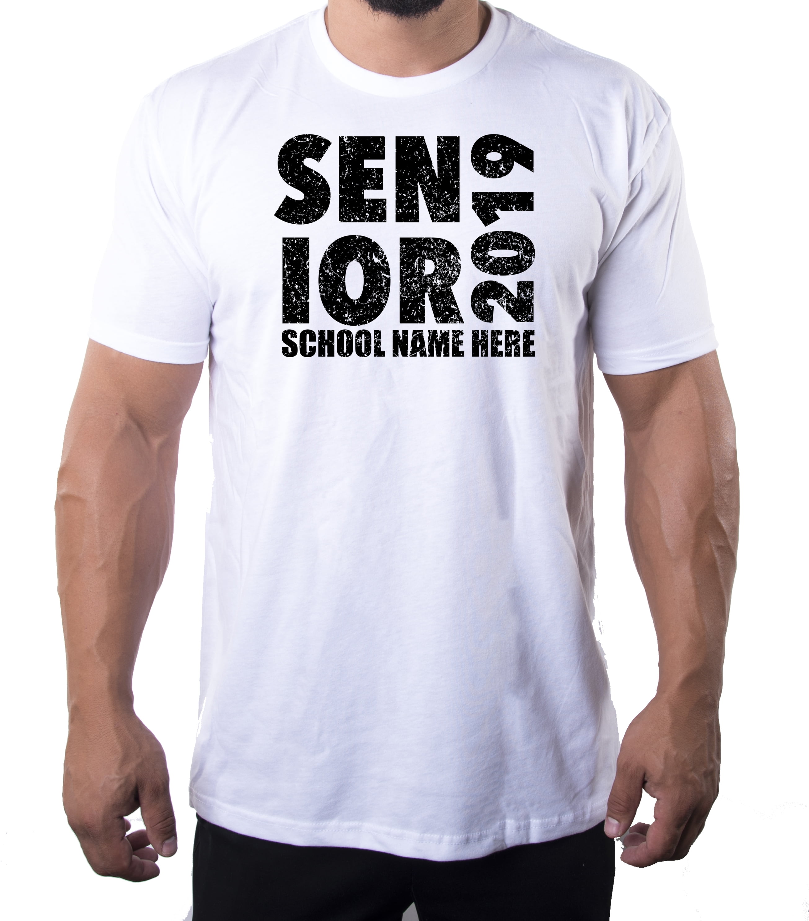 Senior Men's T-shirts, Class of 2019 Customized Shirts, Graduation T ...