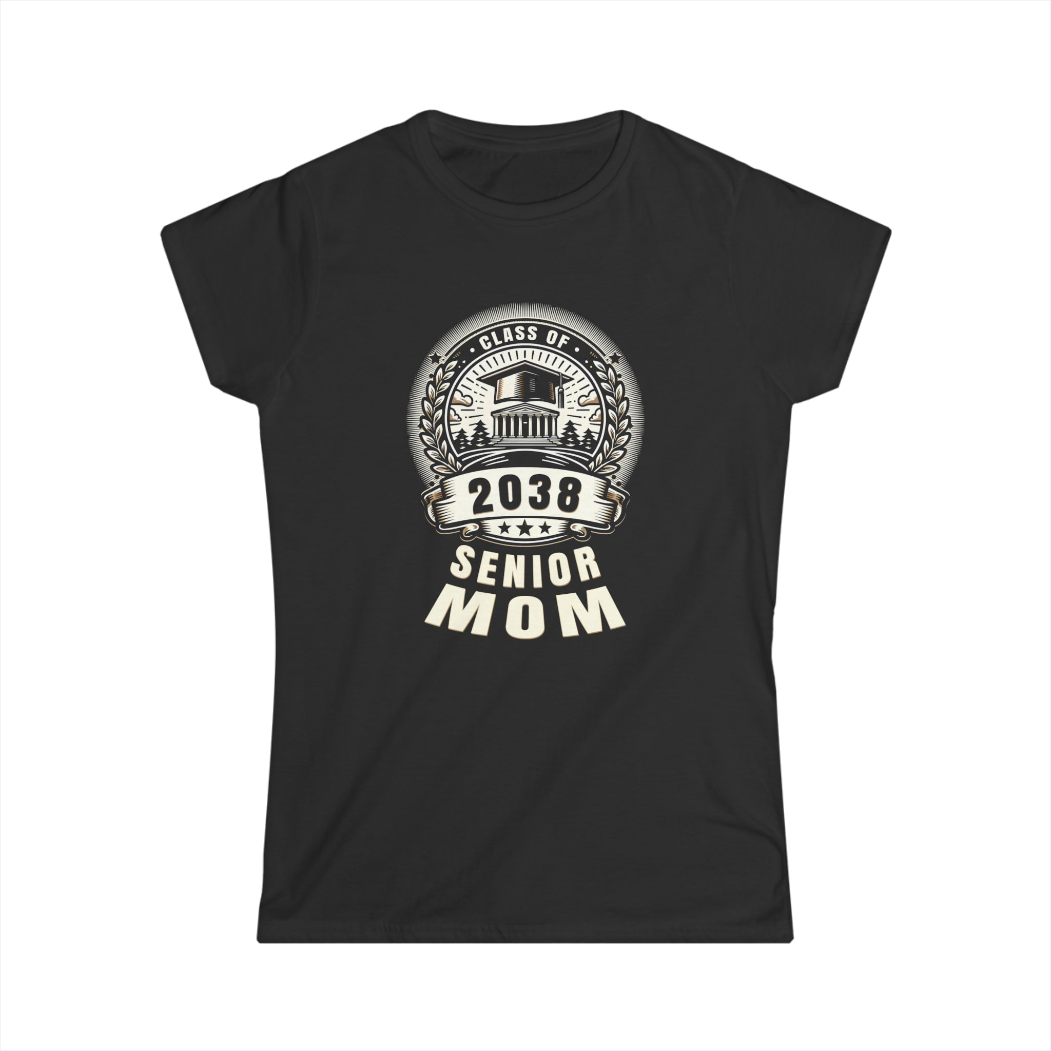 Senior Mom 38 Class of 2038 Back to School Graduation 2038 Women Tops ...
