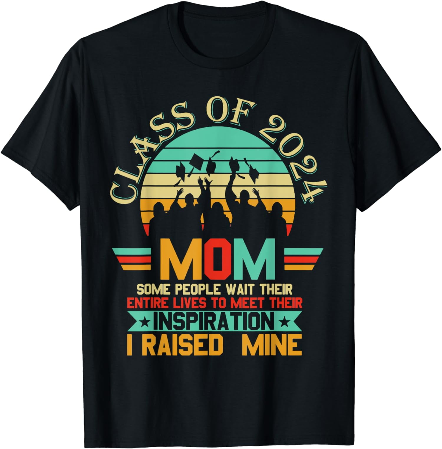 Senior Mom Class of 2024 Graduation 2024 Gift ,Senior 24 T-Shirt ...