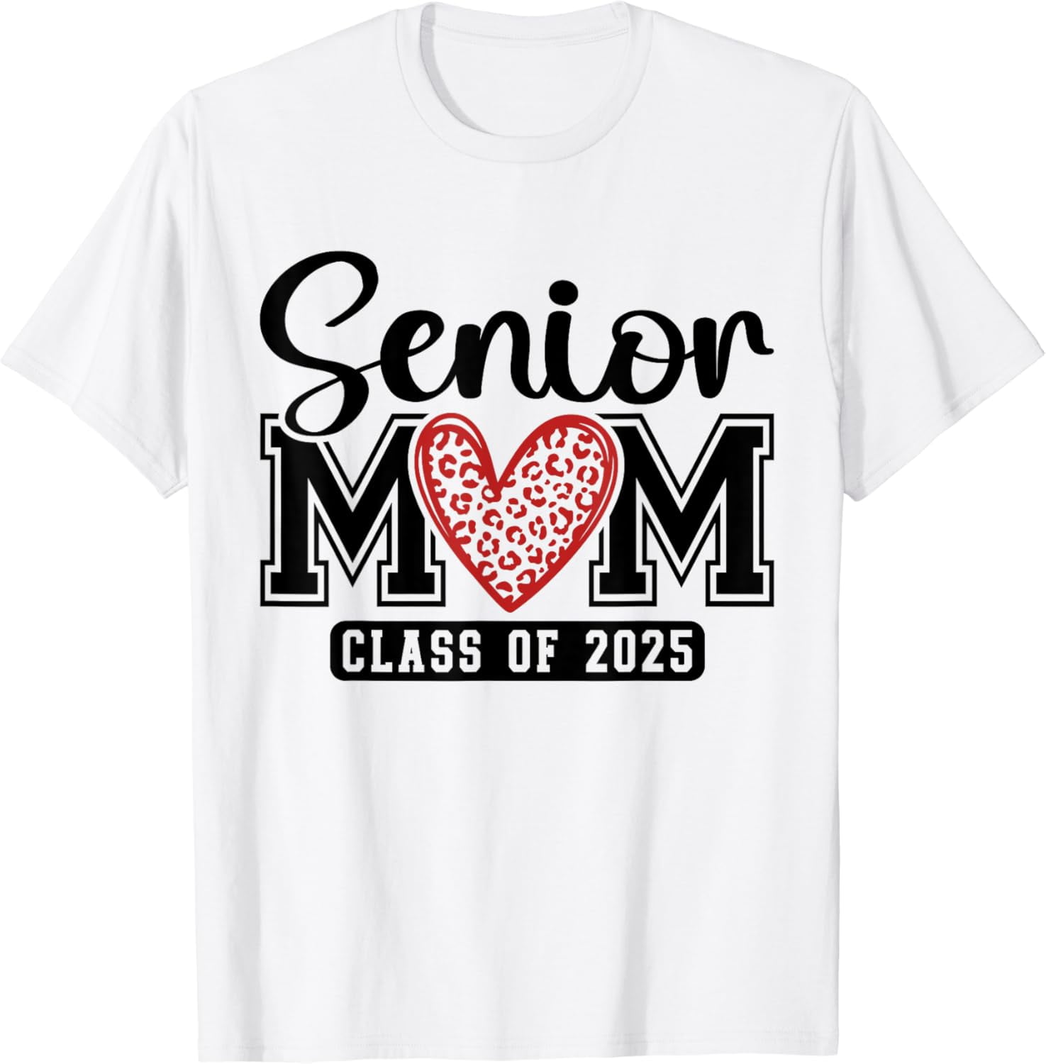 Senior Mom Class of 2025 Graduation Vintage School Spirit T-Shirt ...