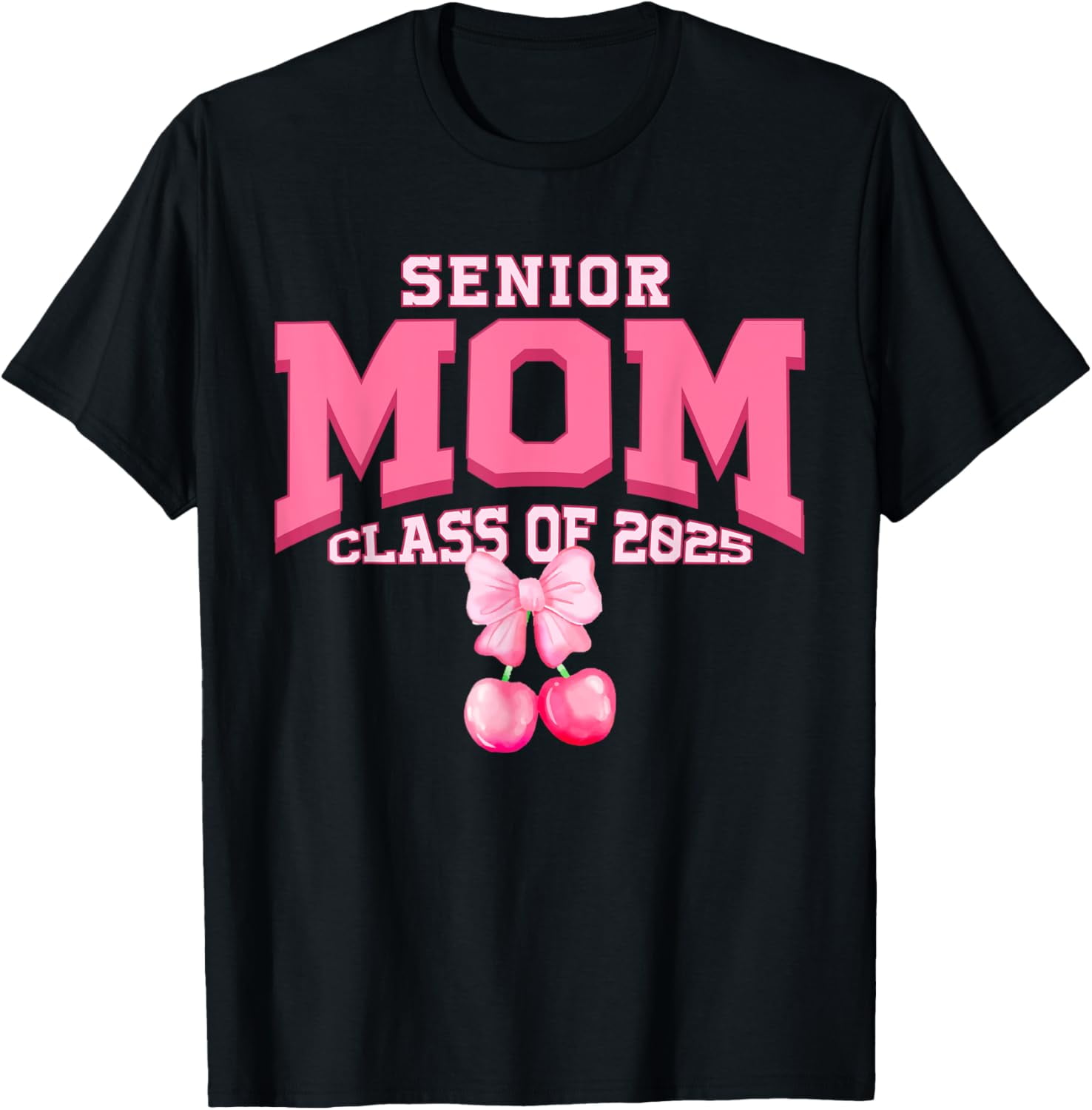 Senior Mom Class of 2025 Proud Mom of 2025 Graduate coquette T-Shirt ...