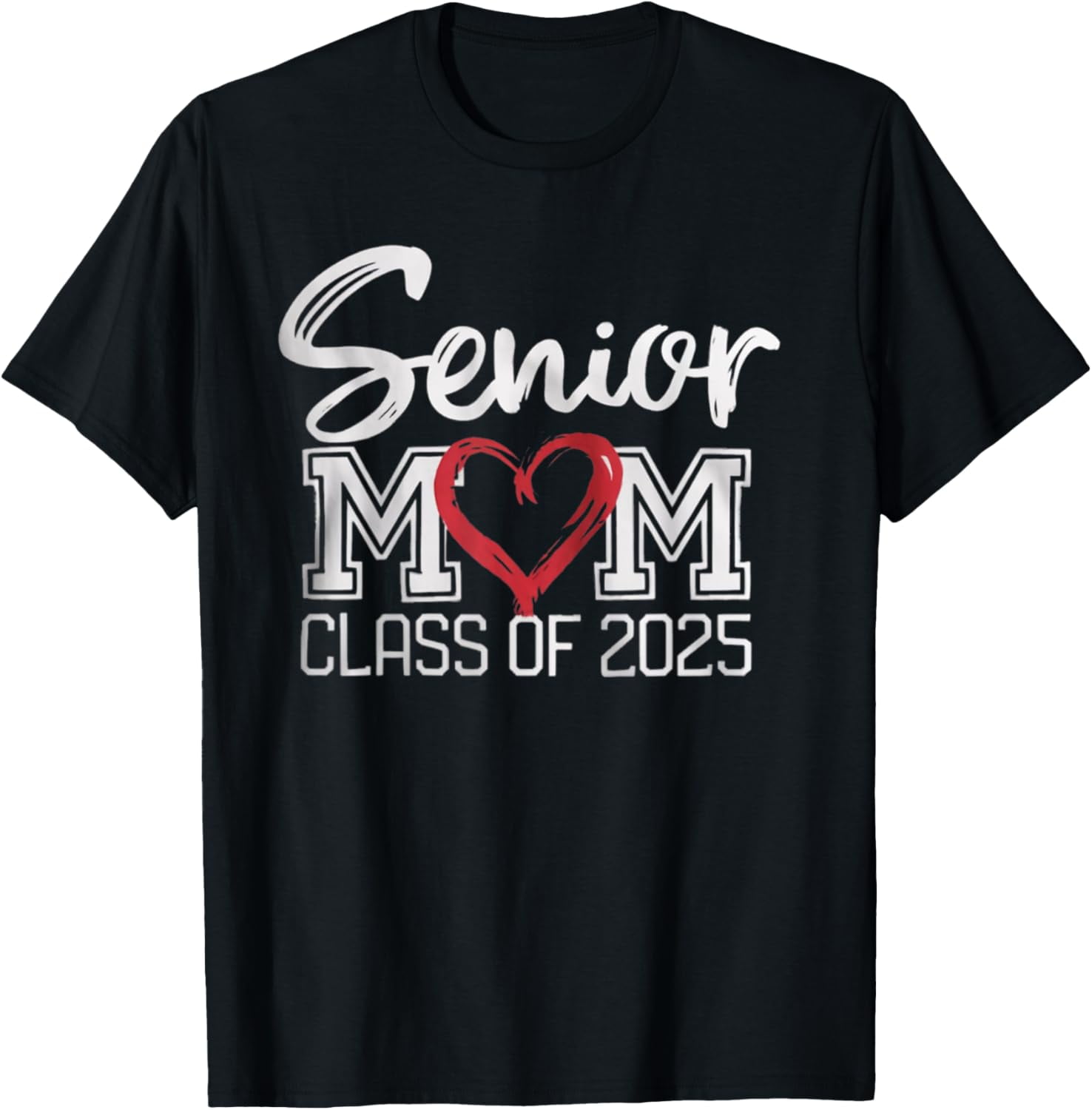 Senior Mom Class of 2025 Proud Parent Graduation Tee T-Shirt - Walmart.com