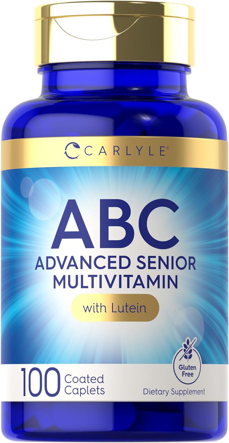 Carlyle Senior Multivitamin for Over 60, 100 Tablets, with Essential ...