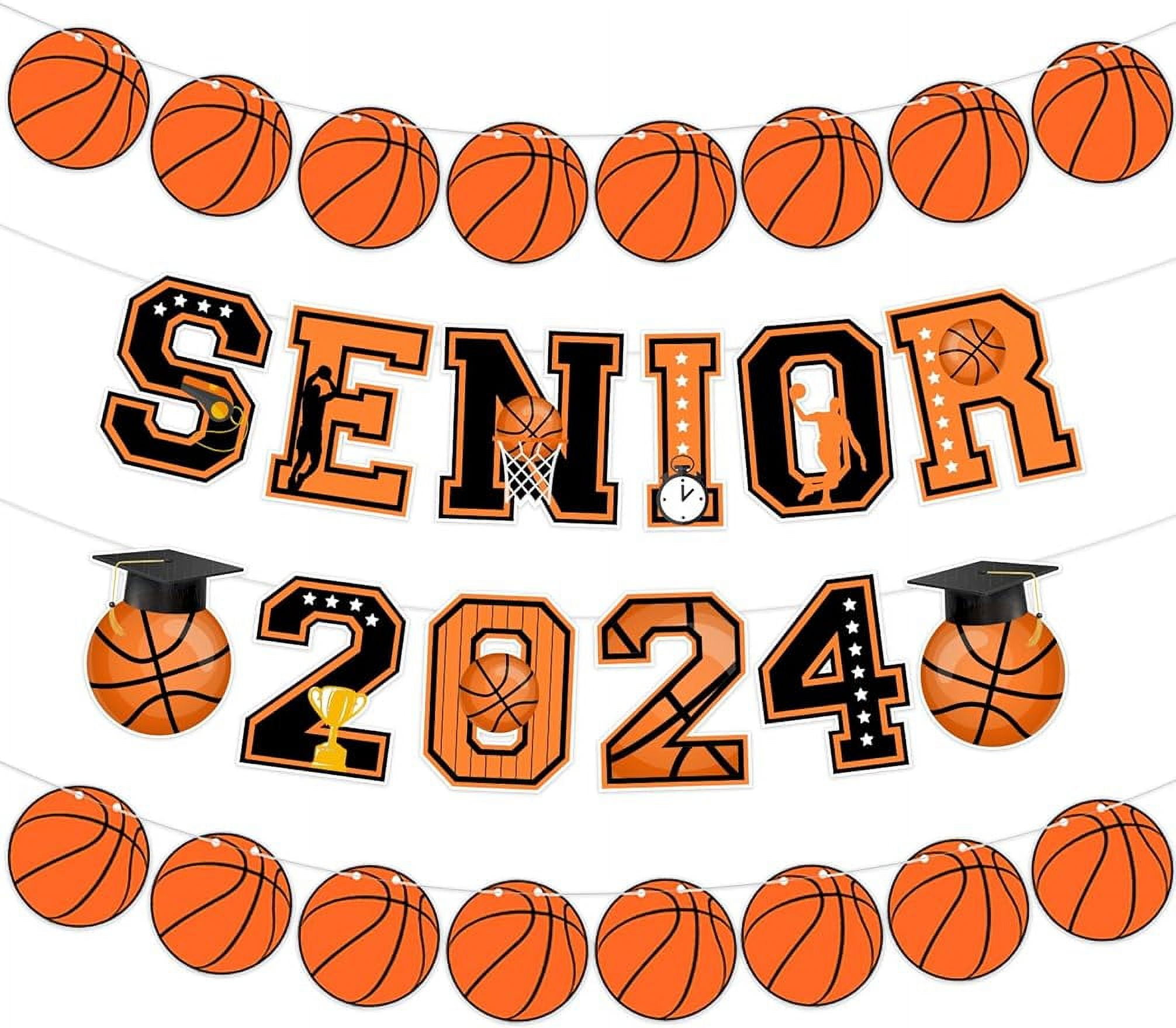 Senior Night Basketball Decorations, Senior 2024 Basketball Banners ...