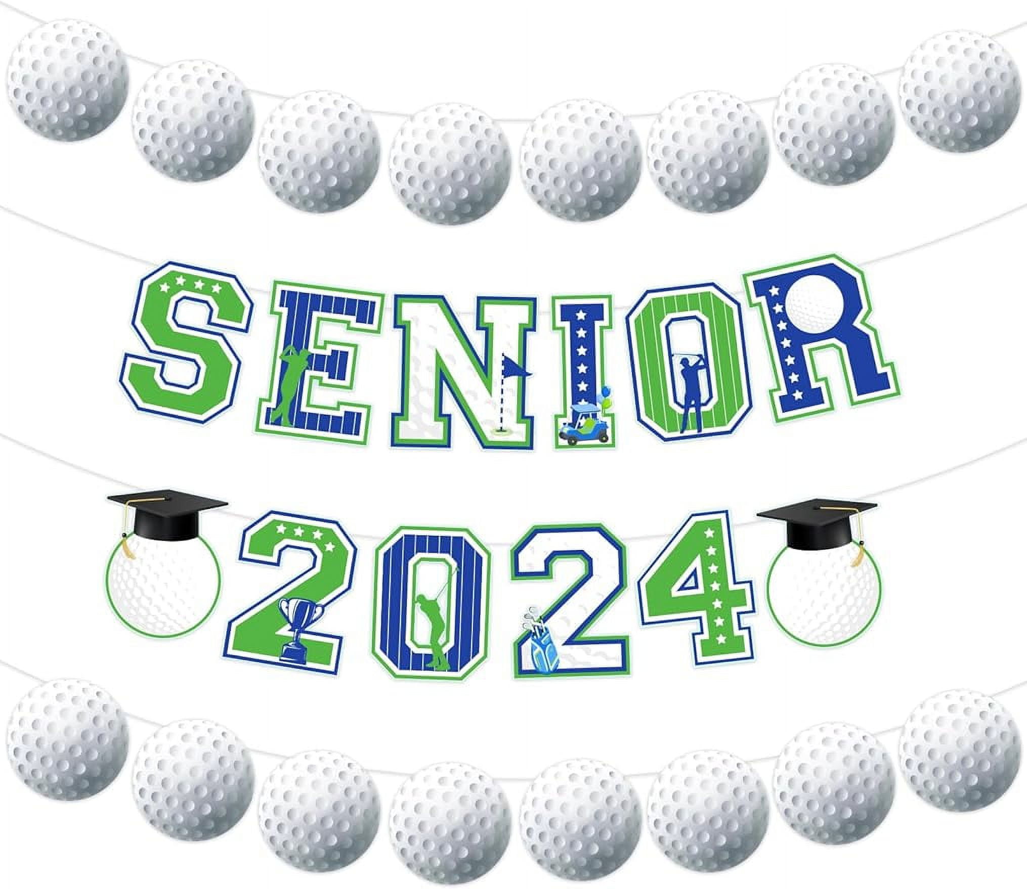 Senior Night Golf Decorations, Senior 2024 Golf Banners, Golf Player ...