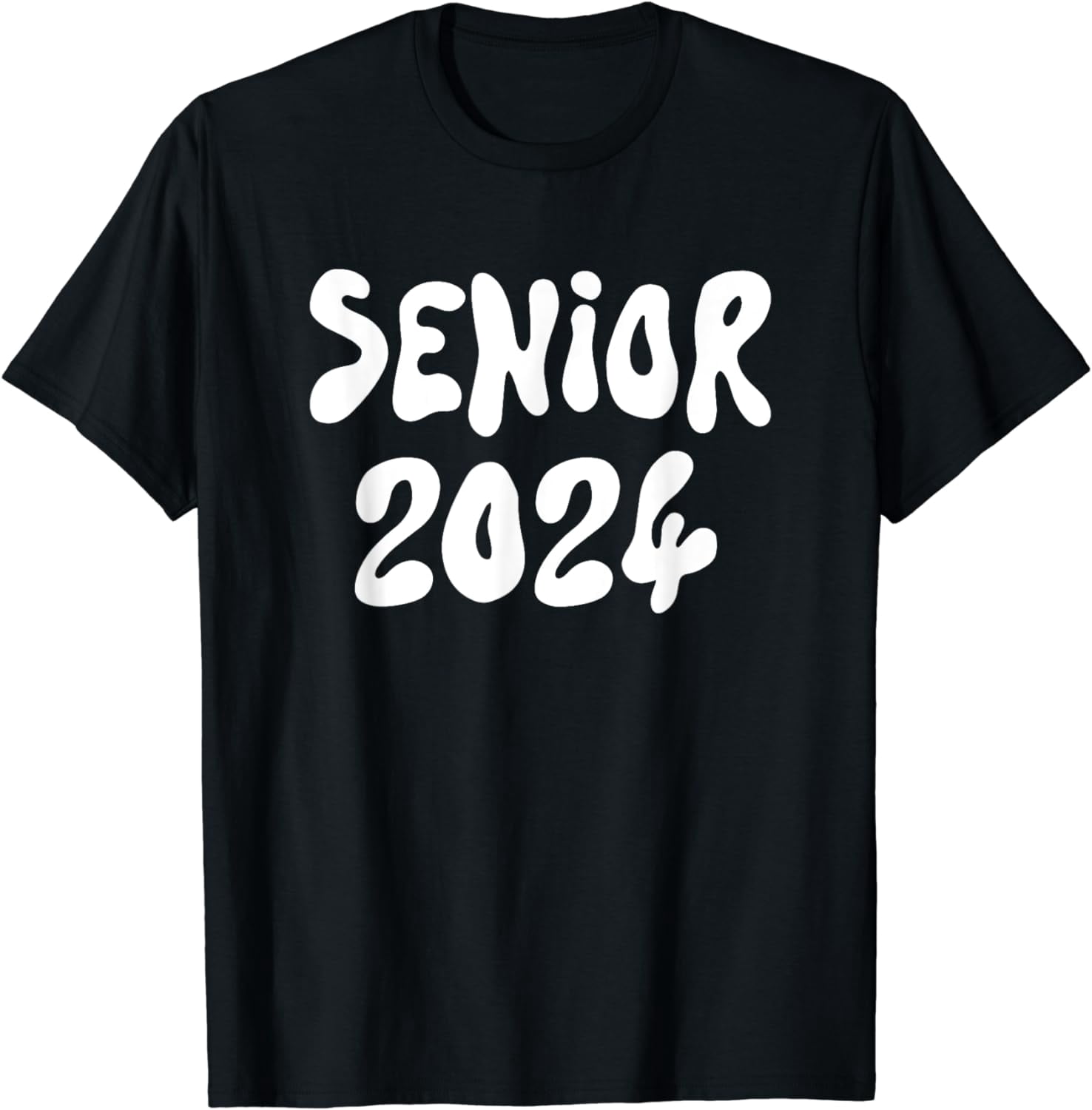 Senior Retro Class Of 2024 Graduation High School College T-Shirt ...