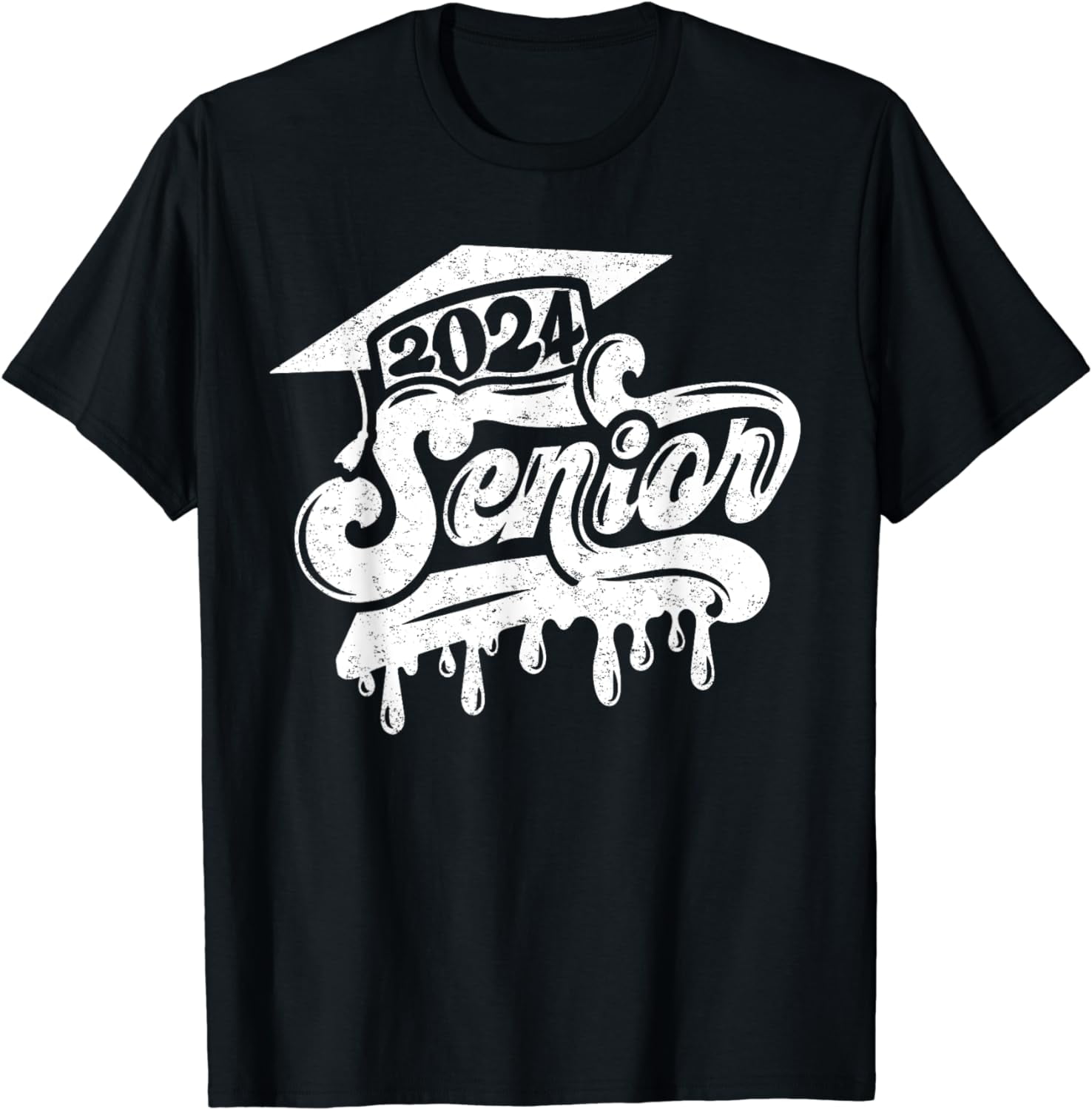 Senior Squad 2024 Class Of 2024 Boys Girls Shirt Senior Class Of 2024 Retro Graduation High ...