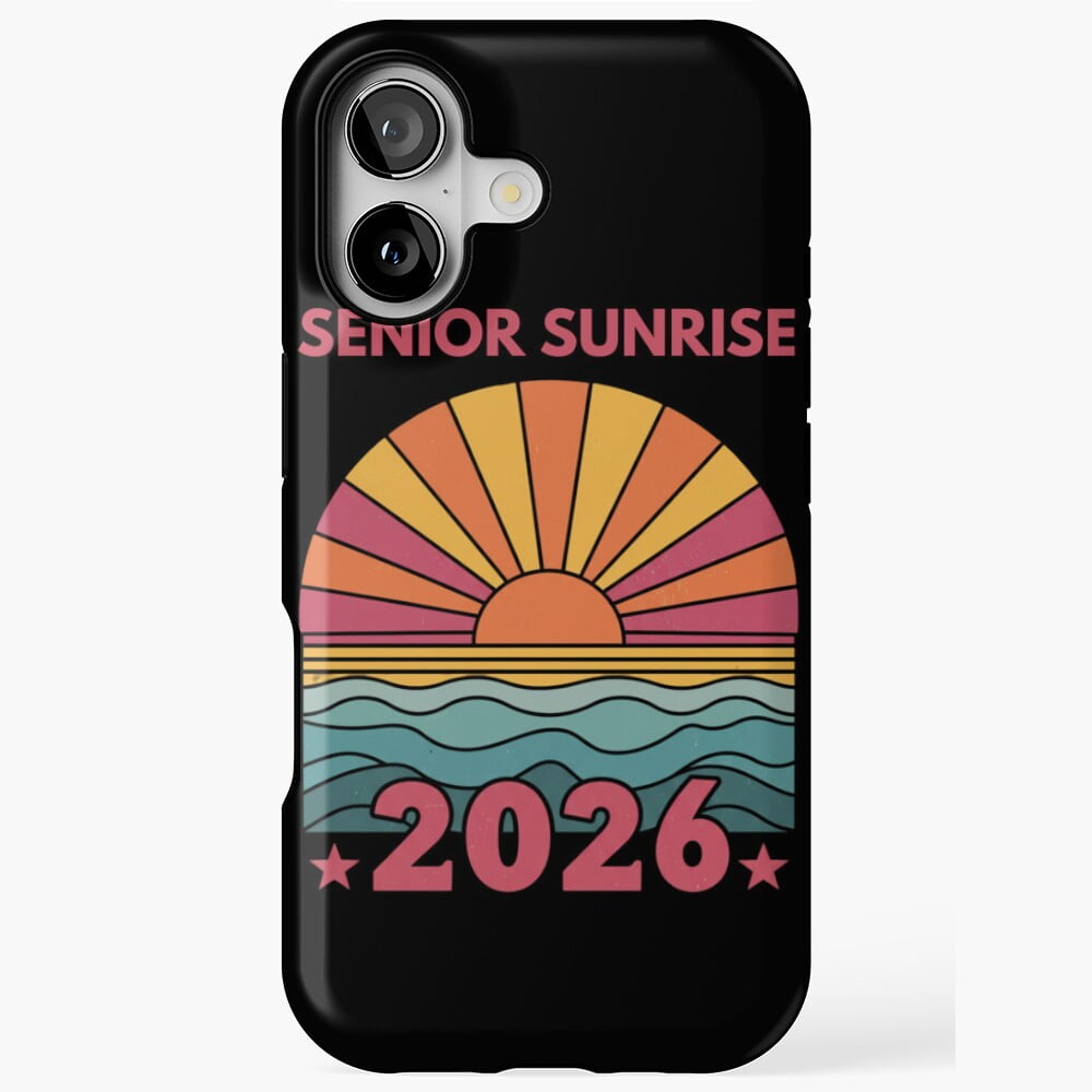 Senior Sunrise Class Of 2026 Vintage Graphic iPhone 17 11 12 13 14 15 ...