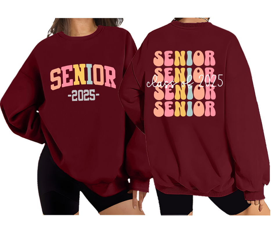 Senior Sweatshirt 2025, Senior 2025 Sweatshirt, Senior Class Of 2025 ...