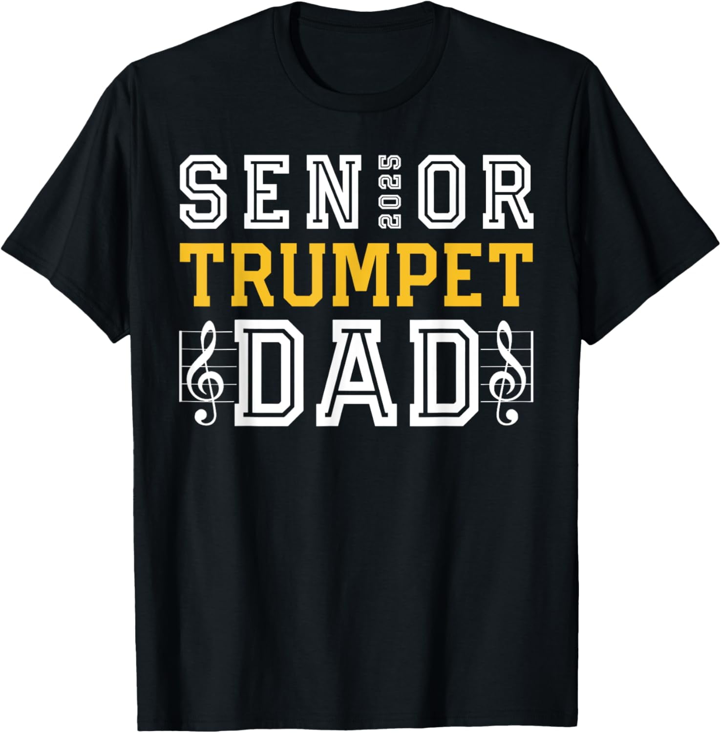 Senior Trumpet Dad 2025 Marching Band Class Of 2025 Trumpet T-Shirt ...
