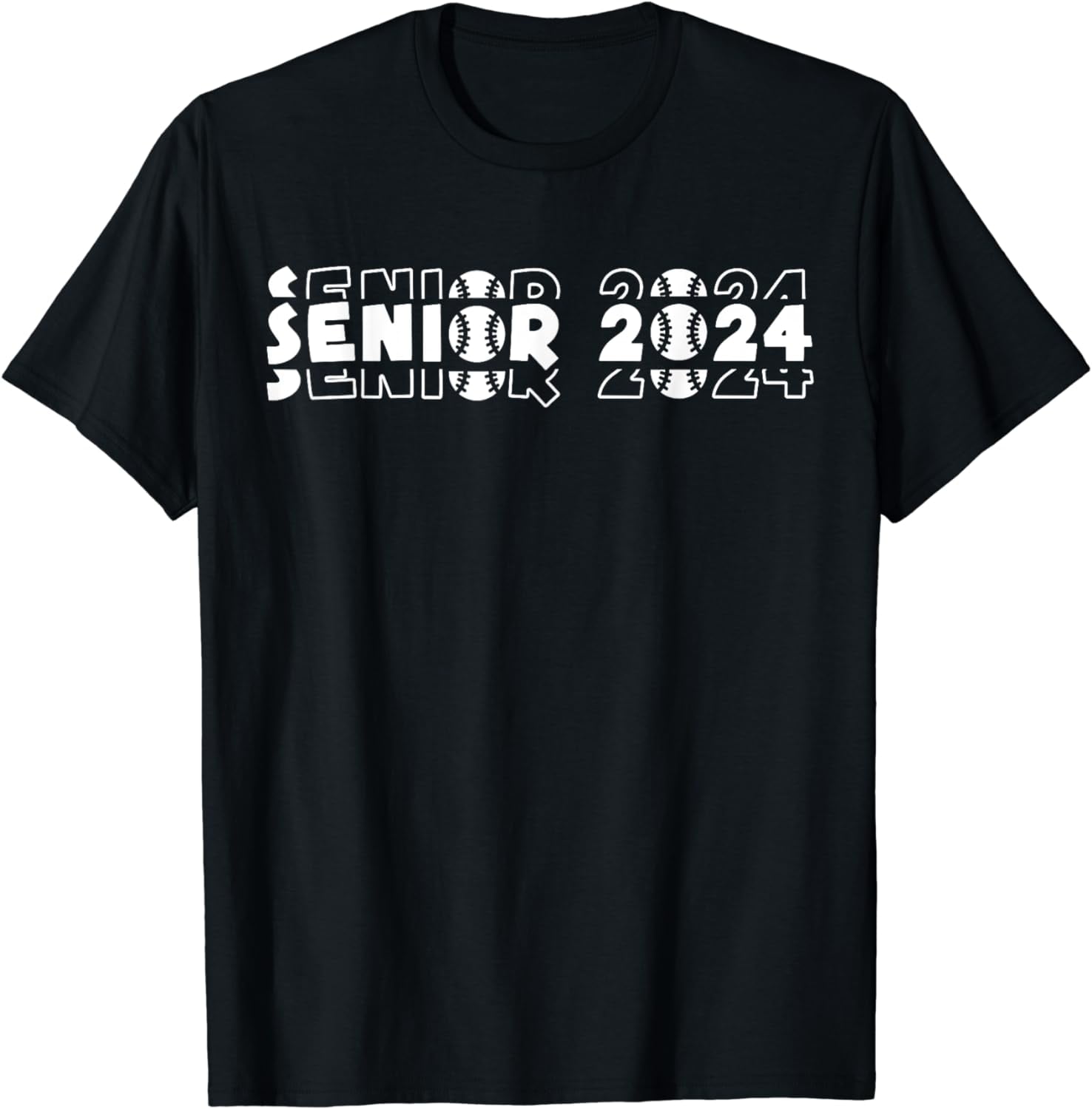 Senior baseball 2024 class of 2024 seniors school graduate T-Shirt ...