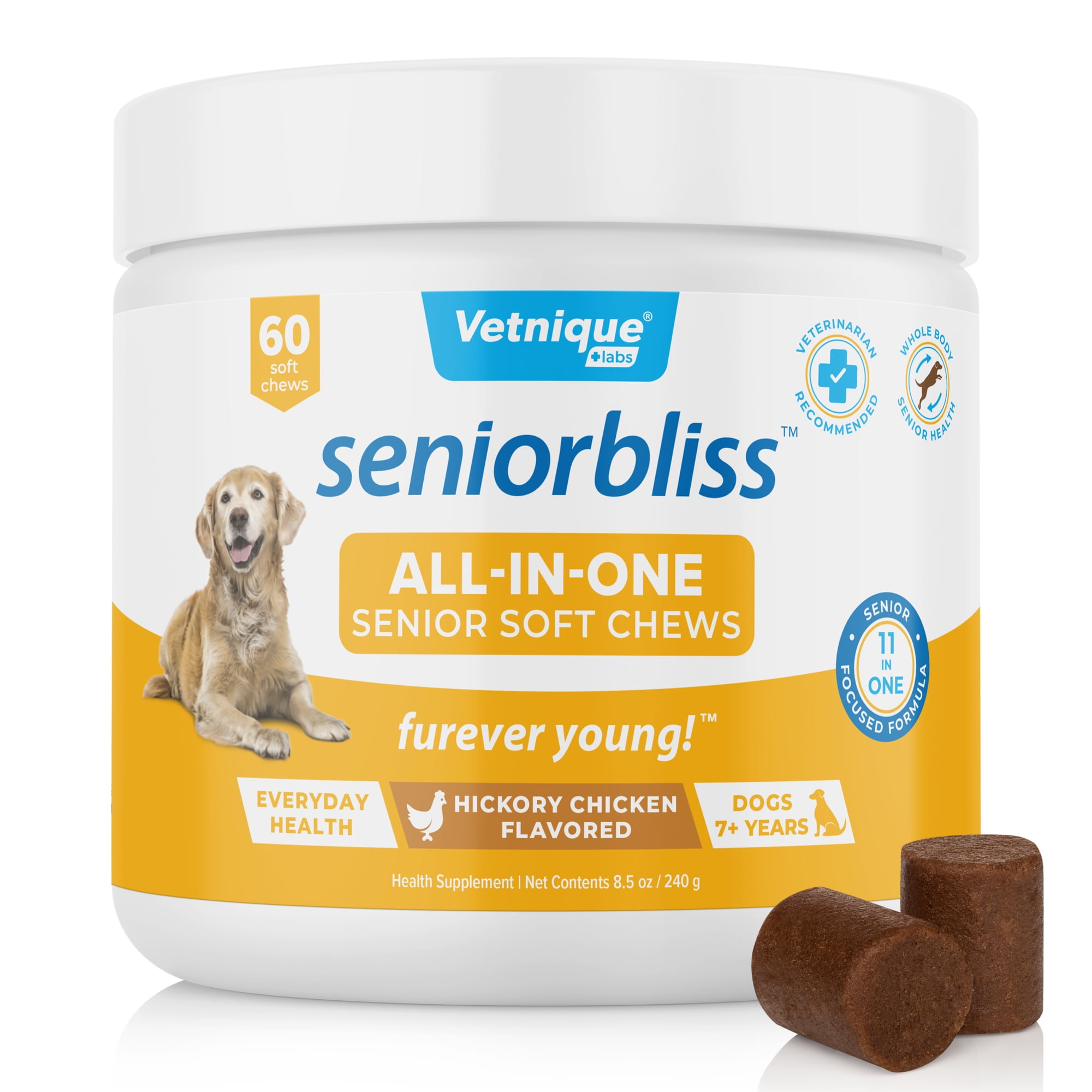 Seniorbliss Daily All-in-1 Senior Dog Health Supplement for Aging Dogs ...