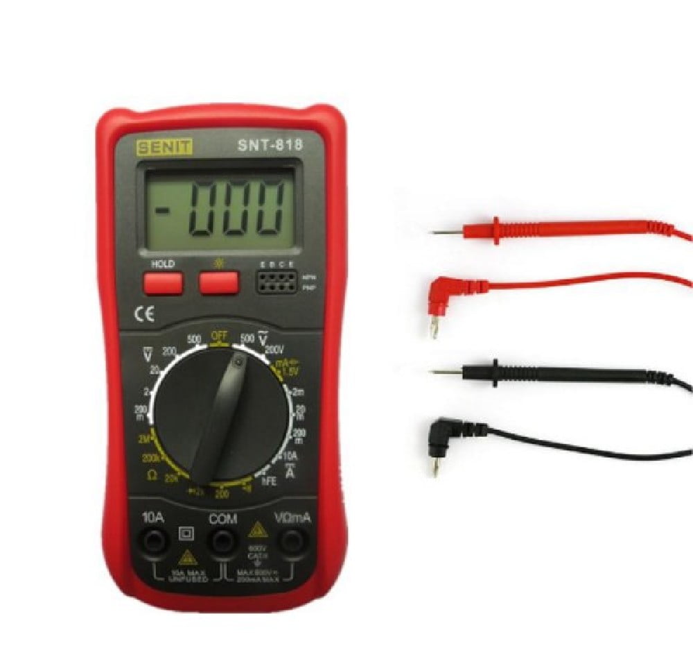Senit Digital Voltmeter Ohmmeter Ammeter Multimeter OHM DC AC Voltage ...