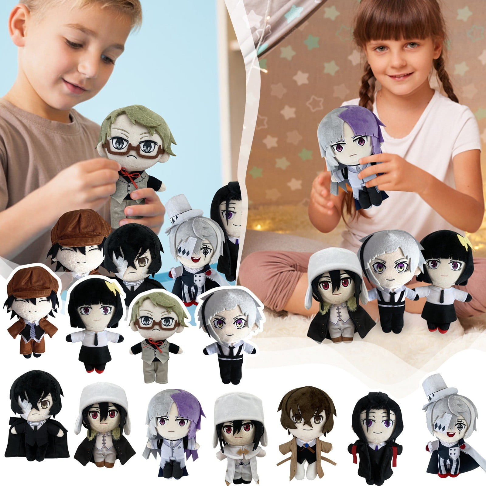 Seniver Bungo Stray Dogs Stuffed Toys, Dazai, Nakano Stuffed Animals ...