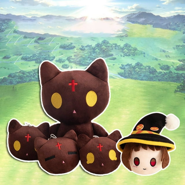 Seniver Konosuba Tv Plushies Toys For Fans Megumin And Cat Stuffies