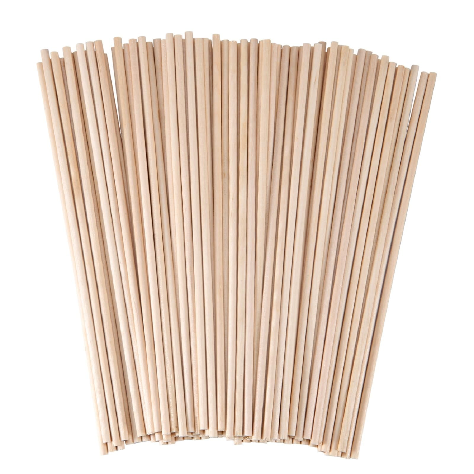 Senkary Wooden Dowel Rods 1/8 x 6 Inch Unfinished Natural Wood Craft ...