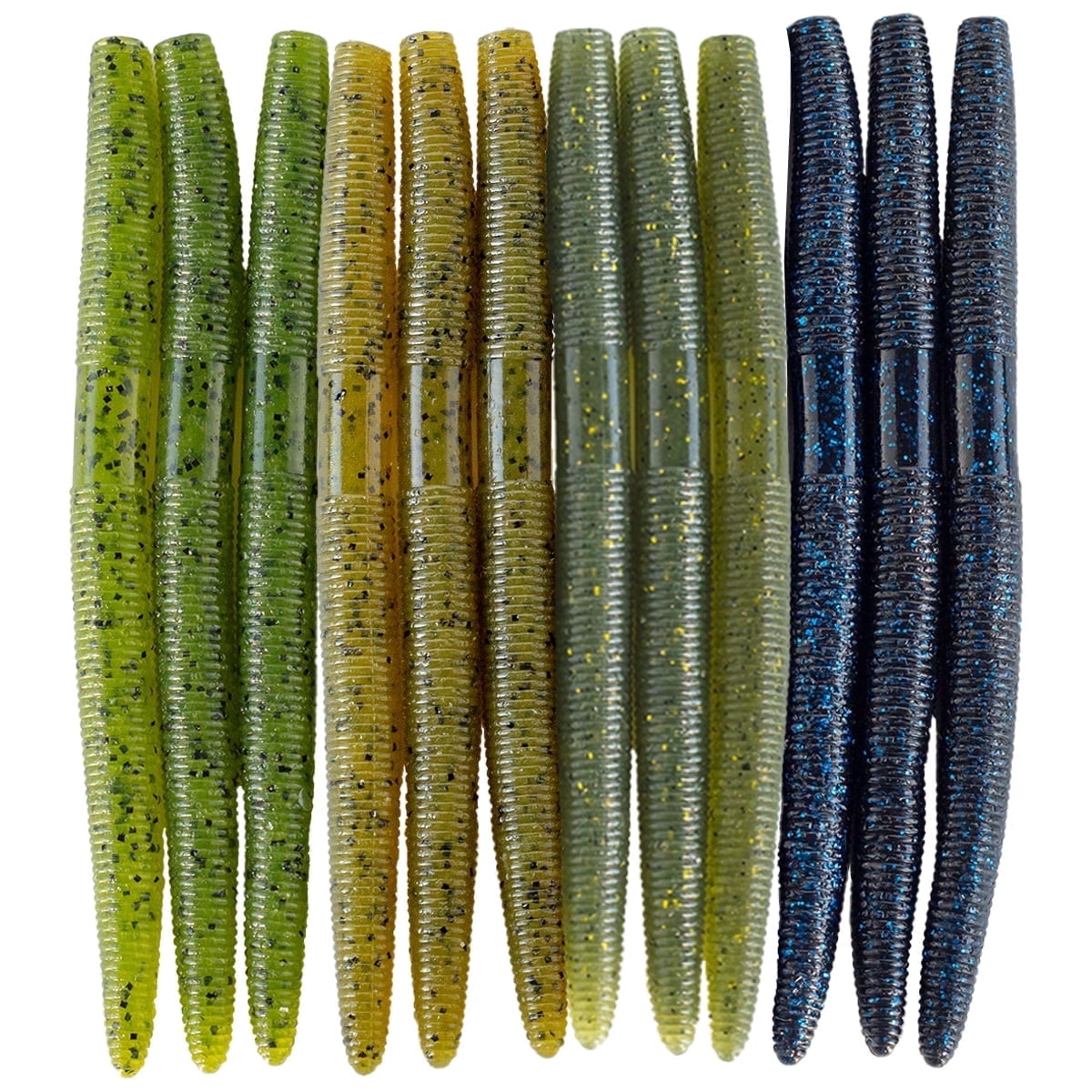 Senko Bait Soft Plastic Lures 5" Senkos 24 Pcs for Wacky Rig Freshwater ...