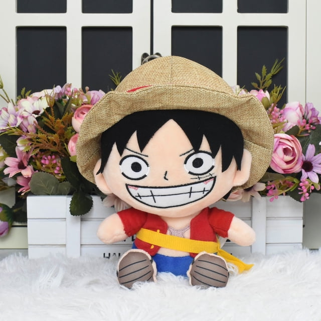 "Senlix 9.8"" Luffy Plush Toy, Soft Anime Plushies, All Star Collection ...