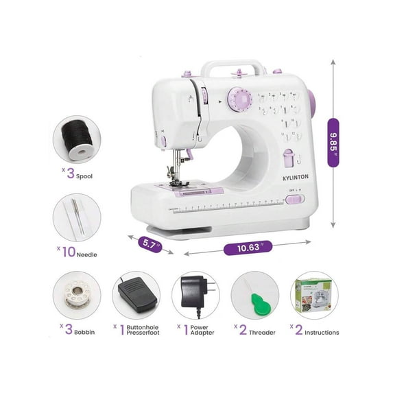 Senmeo Portable Electric Sewing Machine Professional, Mini Sewing ...