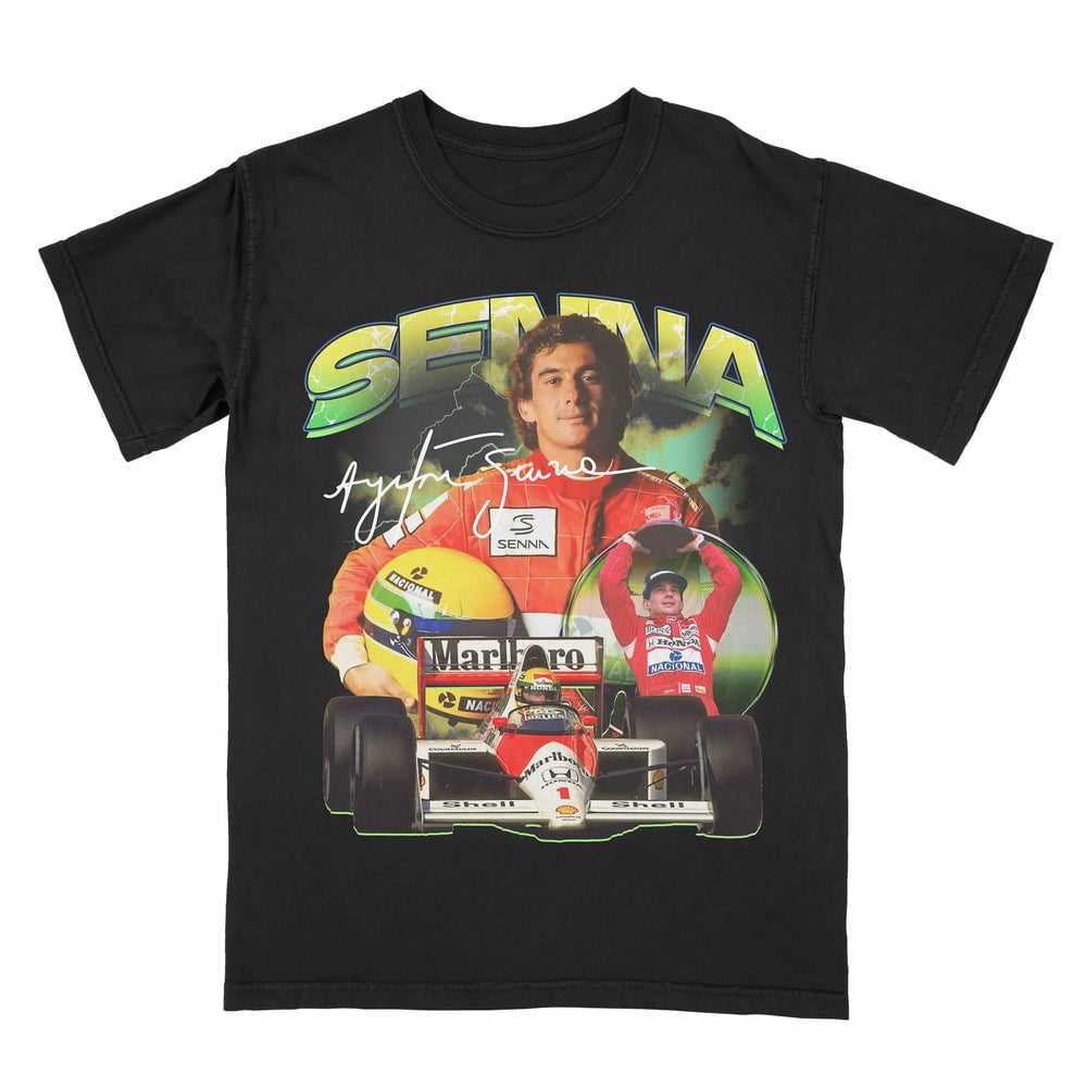 Senna Bootleg T-shirt, Formula 1 Racing, F1 Fan Apparel, F1 Merch, F1 ...