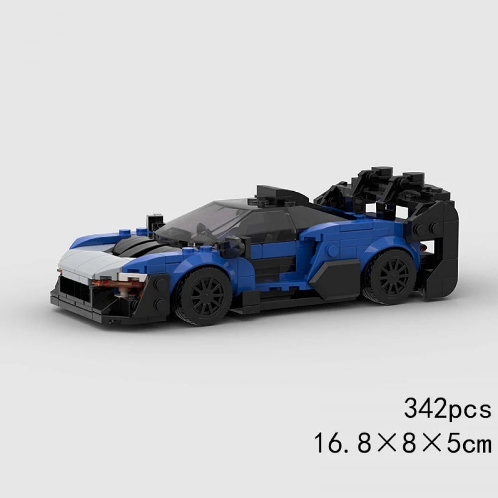 Senna GTR MOC Car Speed Champions Super Race F1 Creative Vehicle Model ...