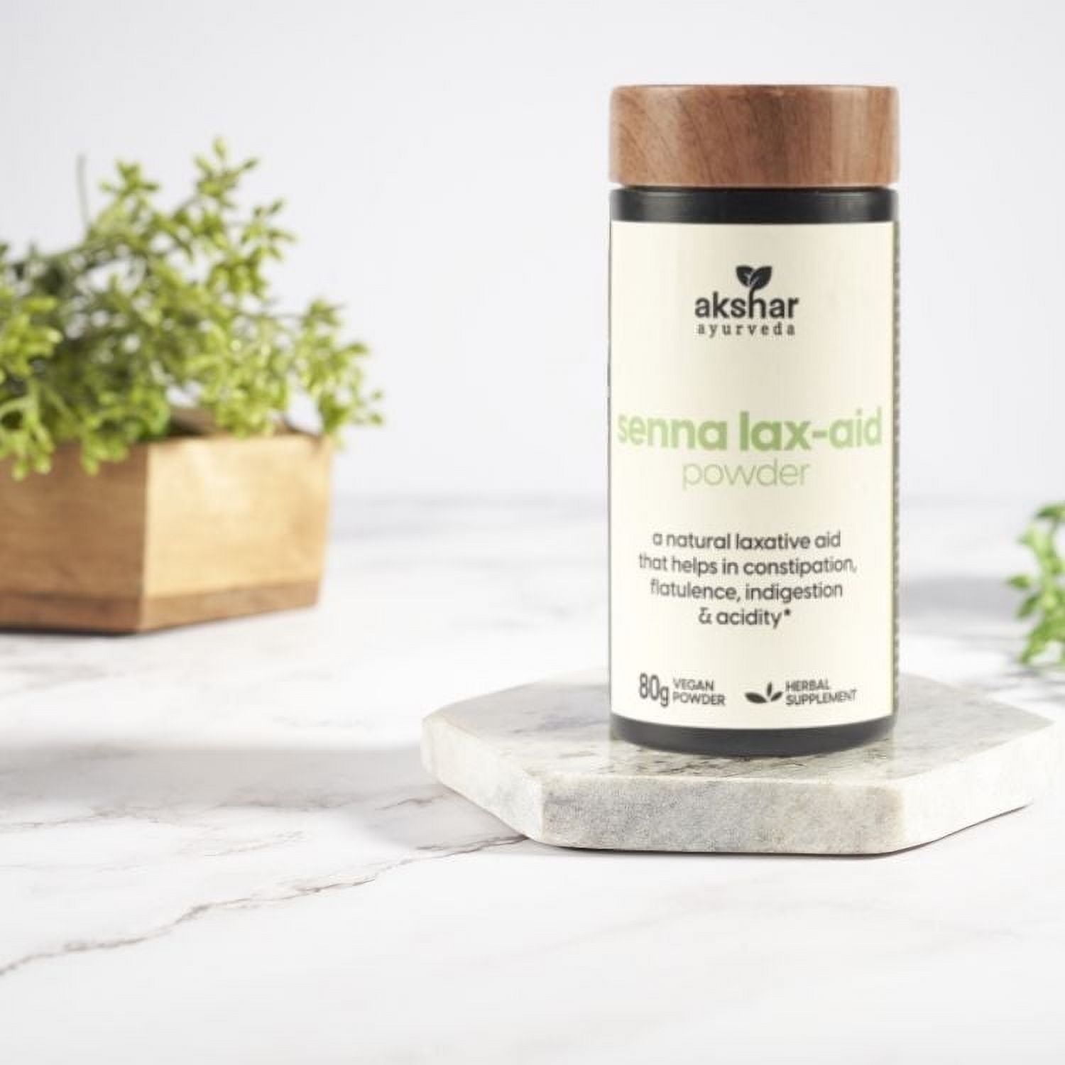 AKSHAR AYURVEDA Senna Lax Aid Powder Laxative Stool Softener for ...