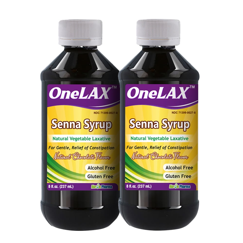 Senna Syrup Liquid Natural Vegetable Laxative for Constipation 8.8mg ...