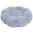 Sennaux Plush Dog Bed & Cat Bed Cozy Soft Flower-Shape Pet Bed,Light ...
